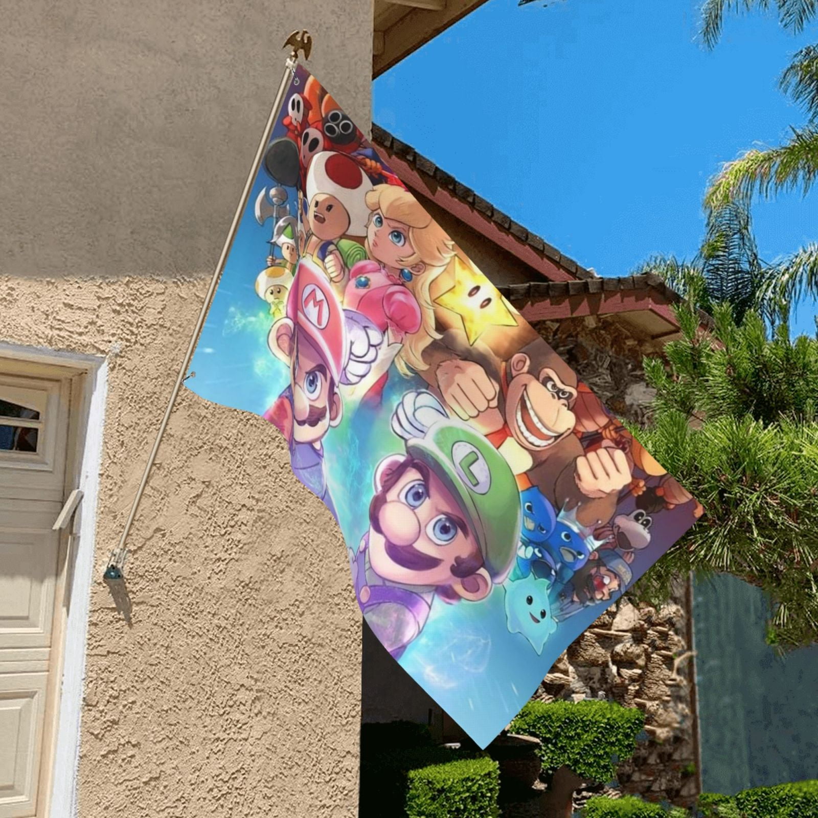 Super Mario Garden Flag 3x5 Feet Indoor Decoration Flag Outdoor ...