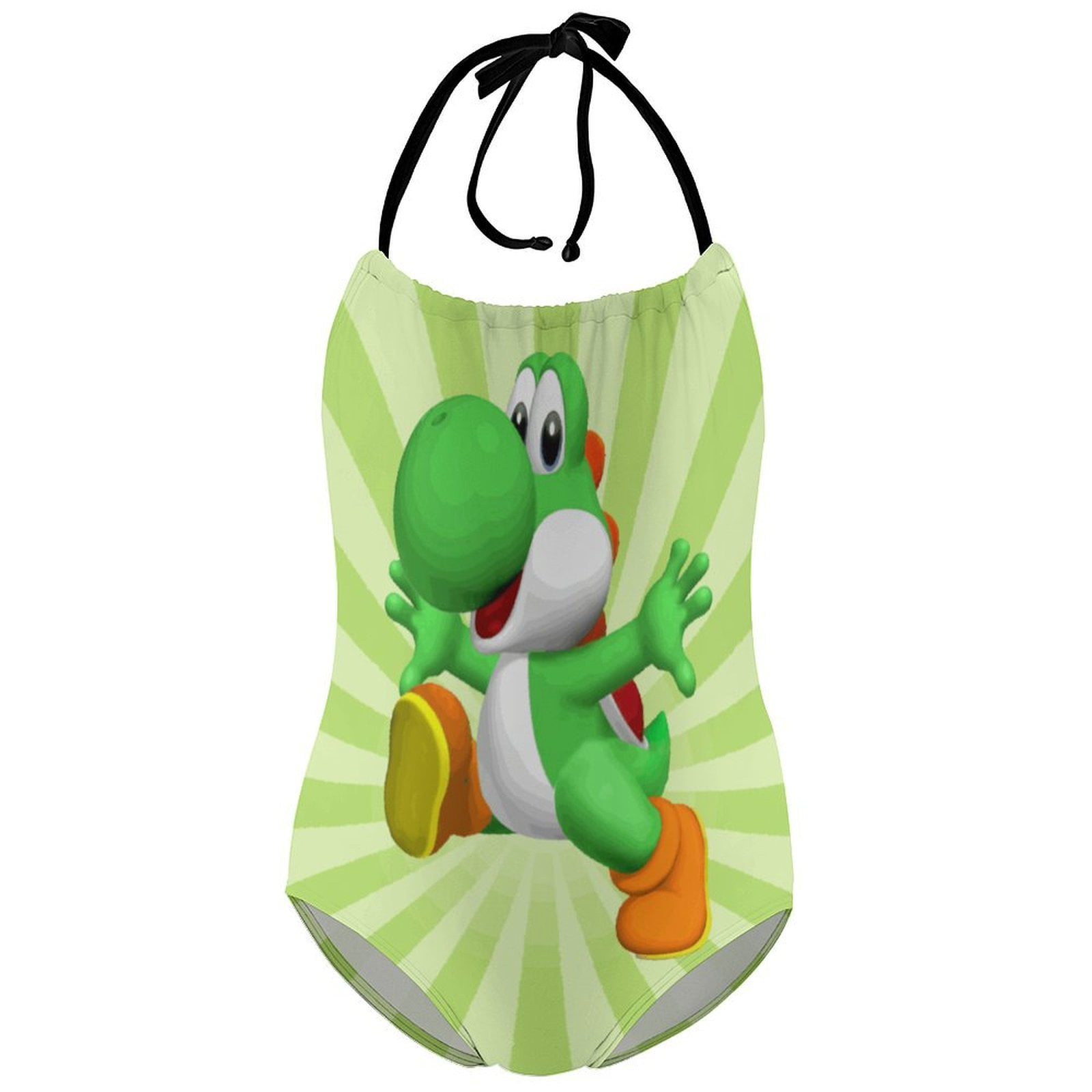 Super Mario Girls One Piece Swimsuit Quick Dry Swimwear Print Bathing ...