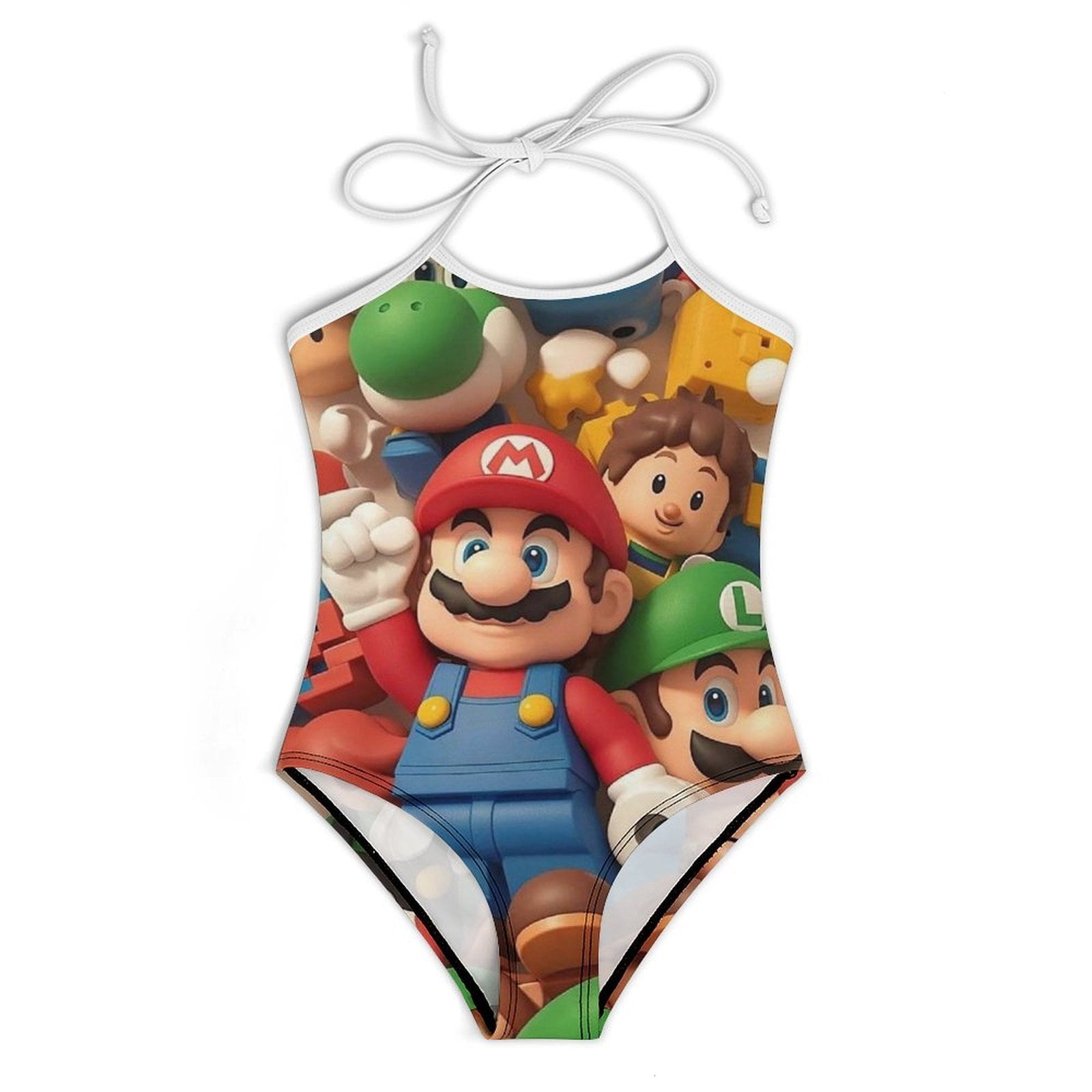 Super Mario Girls' Swimwear Beach Sport Bikini Bathing Suit 2 Piece ...