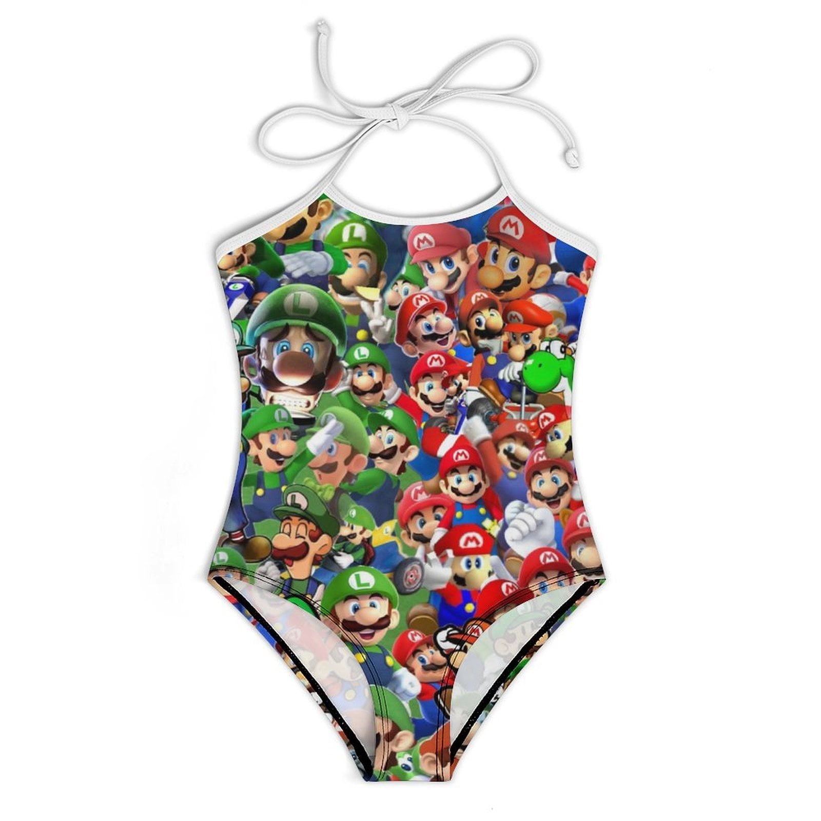 Super Mario Girls' Swimwear Beach Sport Bikini Bathing Suit 2 Piece ...