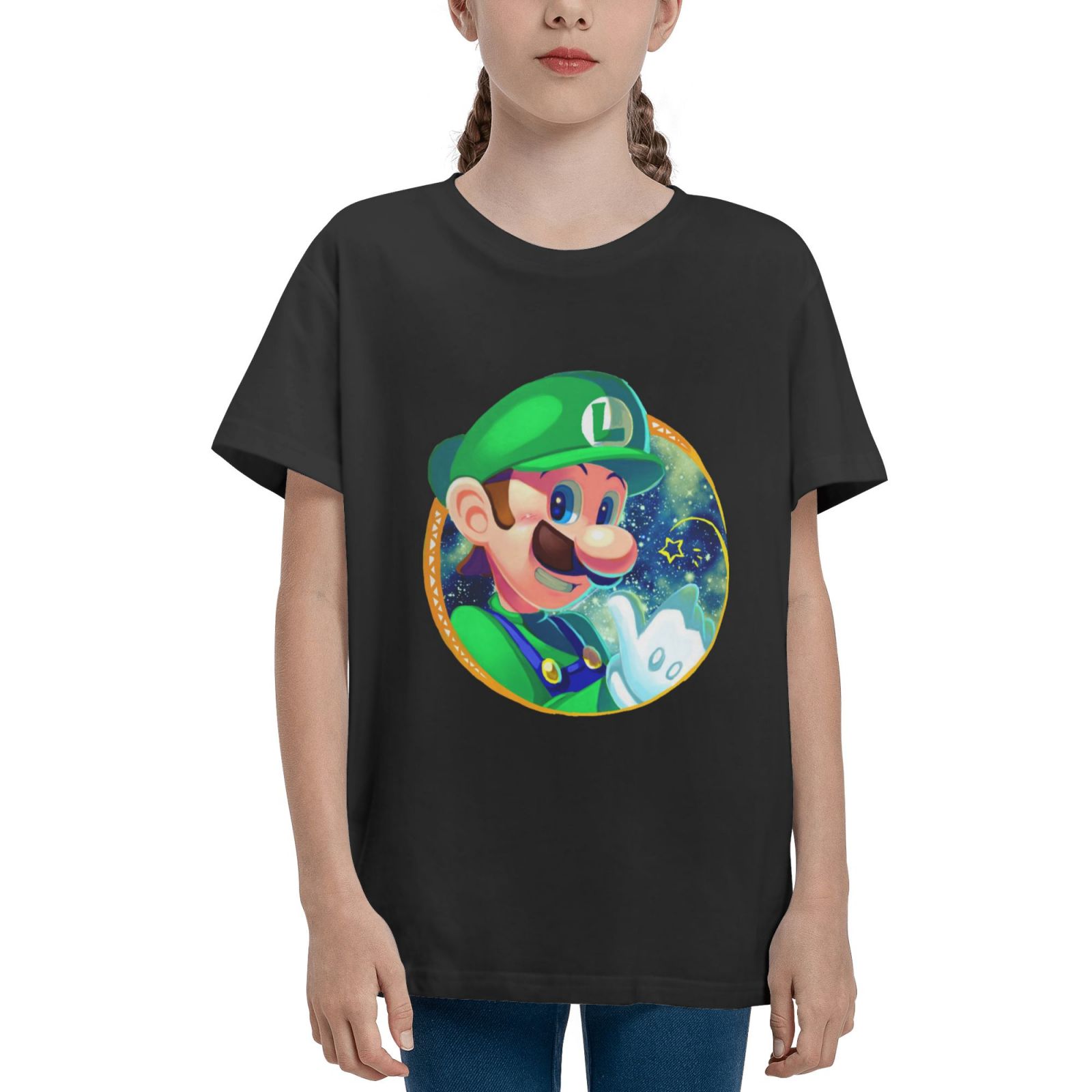 Super Mario Girls and Boys Shirts 3D Printed T-Shirt Cartoon Kids Shirt ...