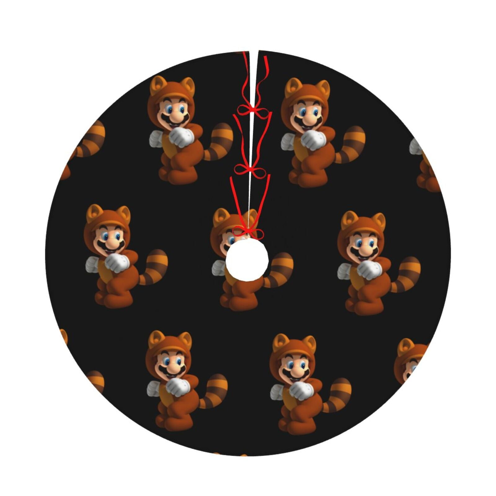 Super-Mario Goomba Christmas Tree Skirt 30 Inch,Soft and Funny Merry ...