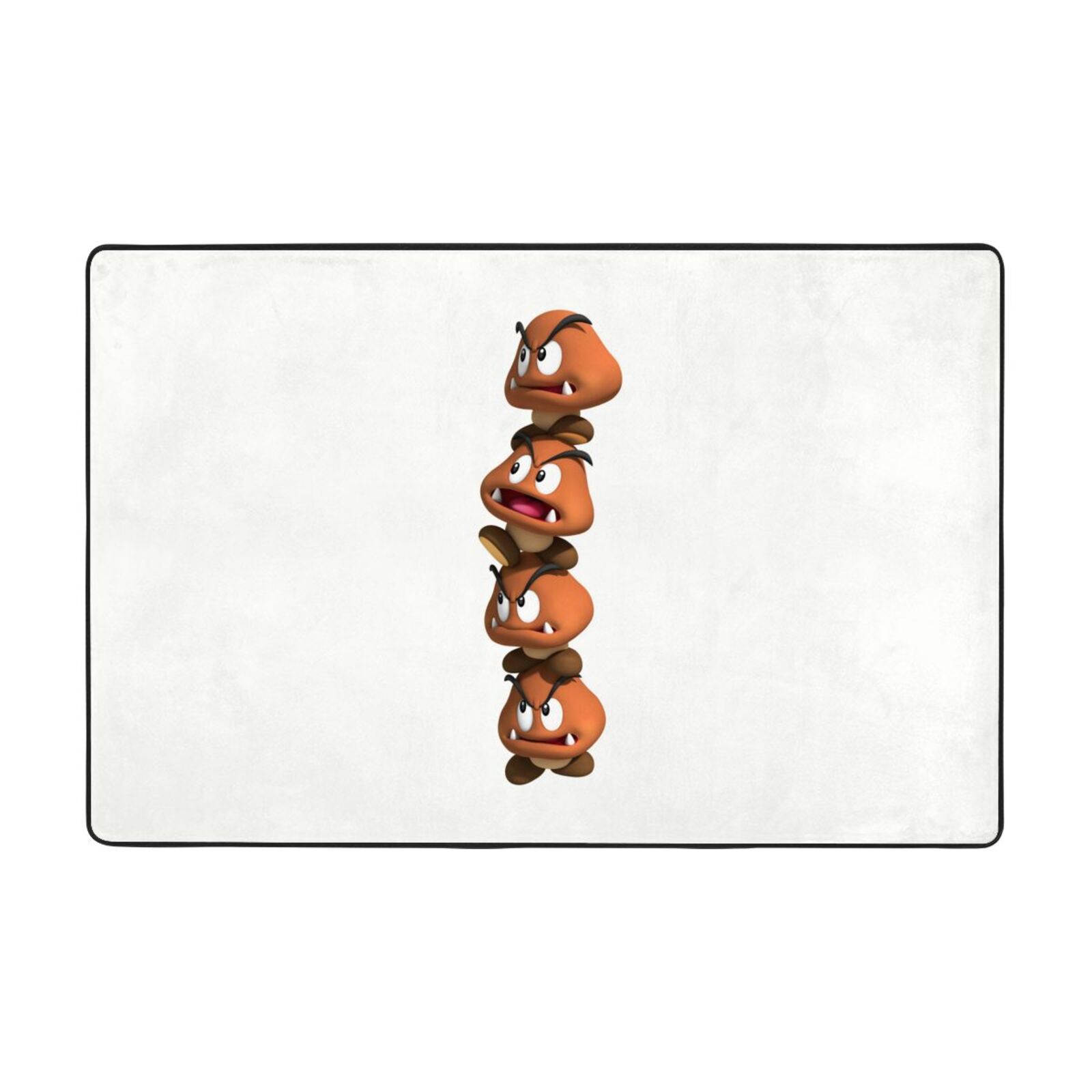 Super Mario Goomba Gamer Rug Room Non-Slip Gaming Rug Cool Graffiti ...