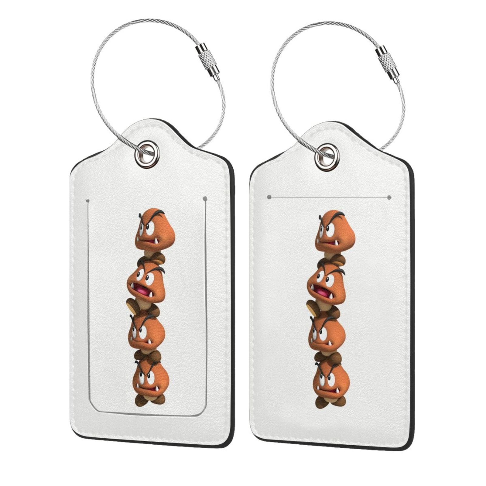 Super Mario Goomba Luggage Tags for Suitcases Travel ID Identification ...