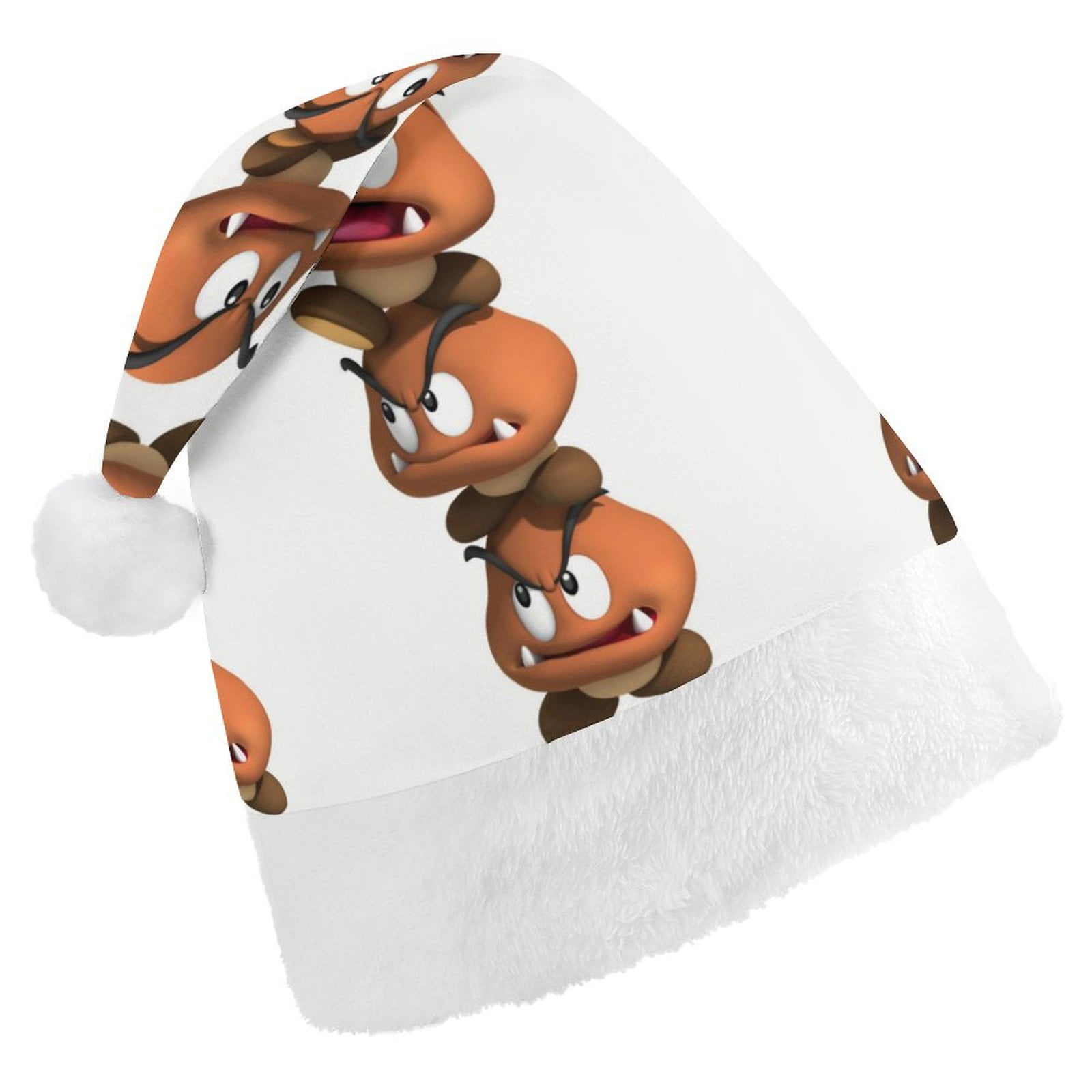 Super-Mario Goomba Santa Hat,Super-Mario Goomba Christmas Hats for ...