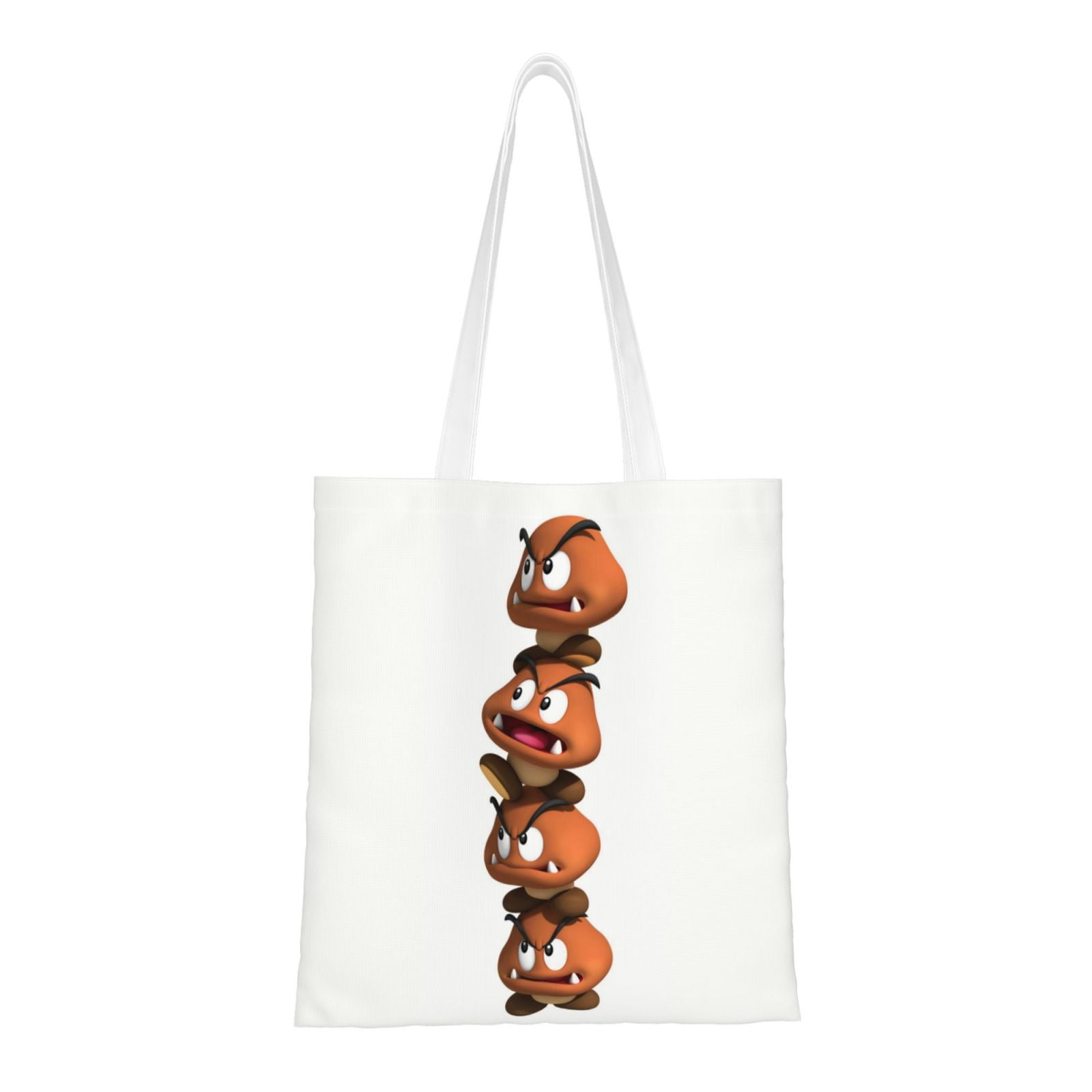 Super Mario Goomba Tote Bag For Women Girls Girly Cartoon Canvas Tote ...