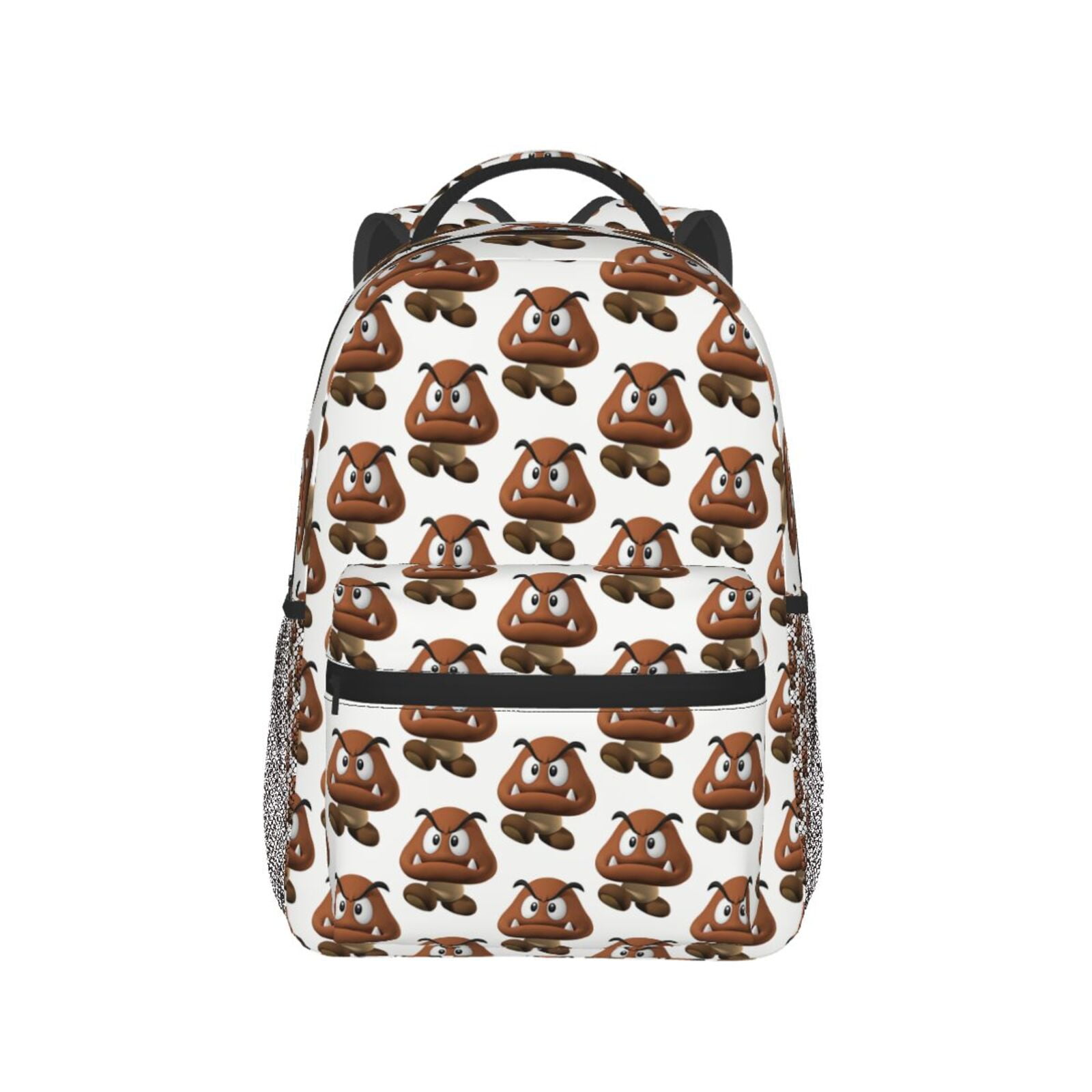 Super Mario Goomba Travel Backpack,Carry On Backpack Personal Item ...
