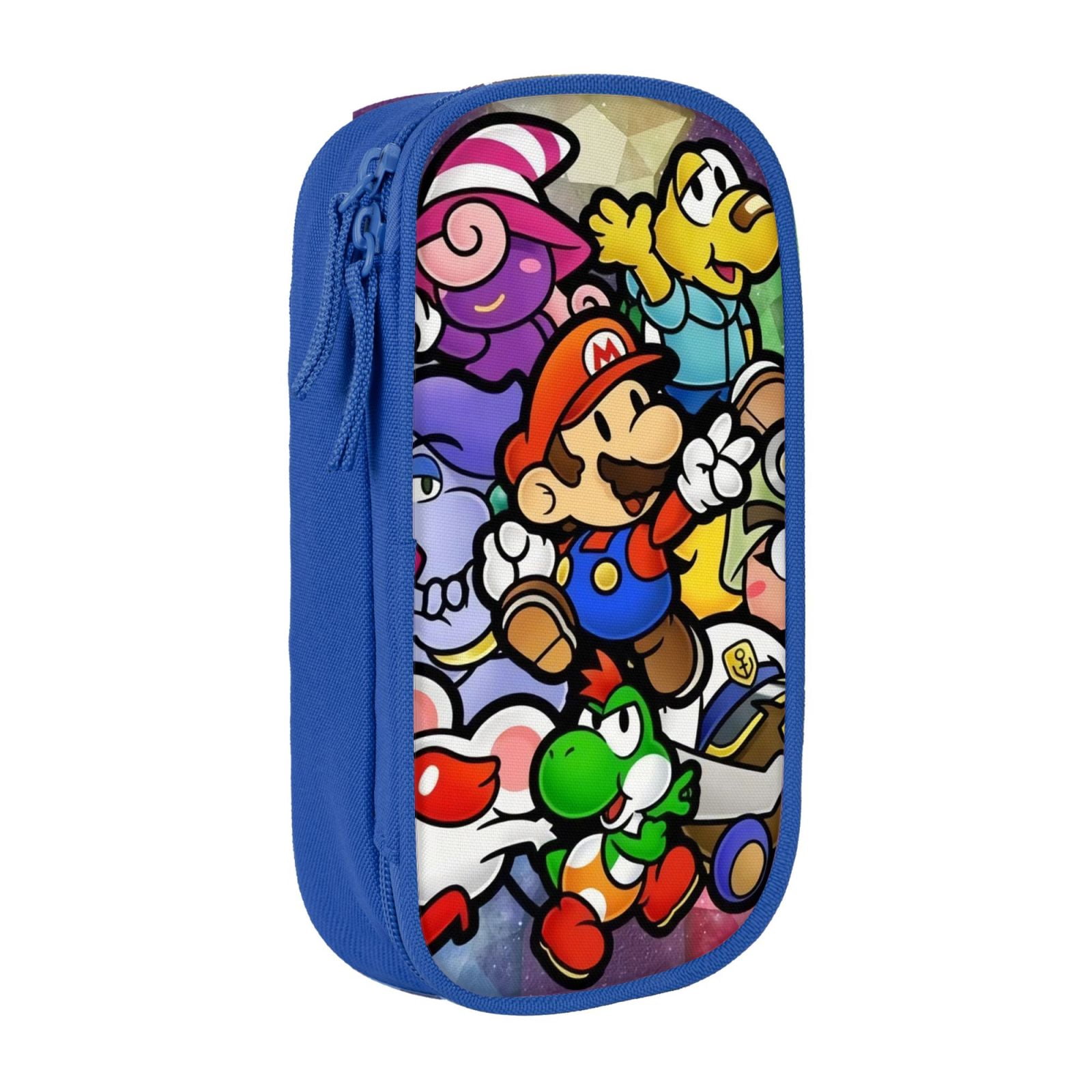 Super Mario Group Pencil Case,Big Capacity Pencil Pouch Stationery Pen ...