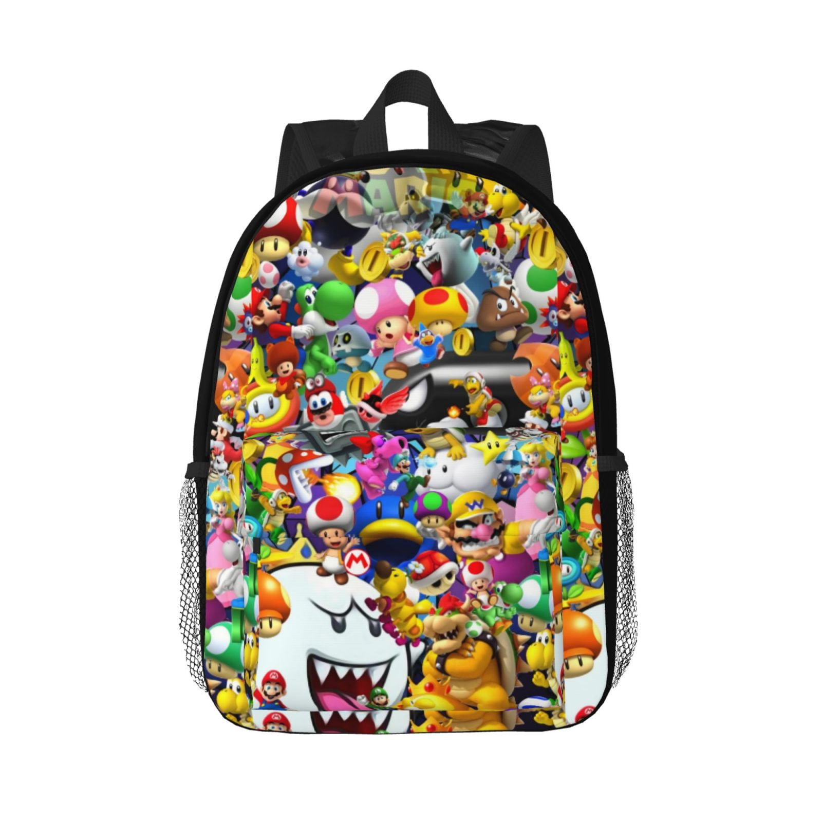 Super Mario Group Portrait Backpack,Classic carry-on travel backpack ...