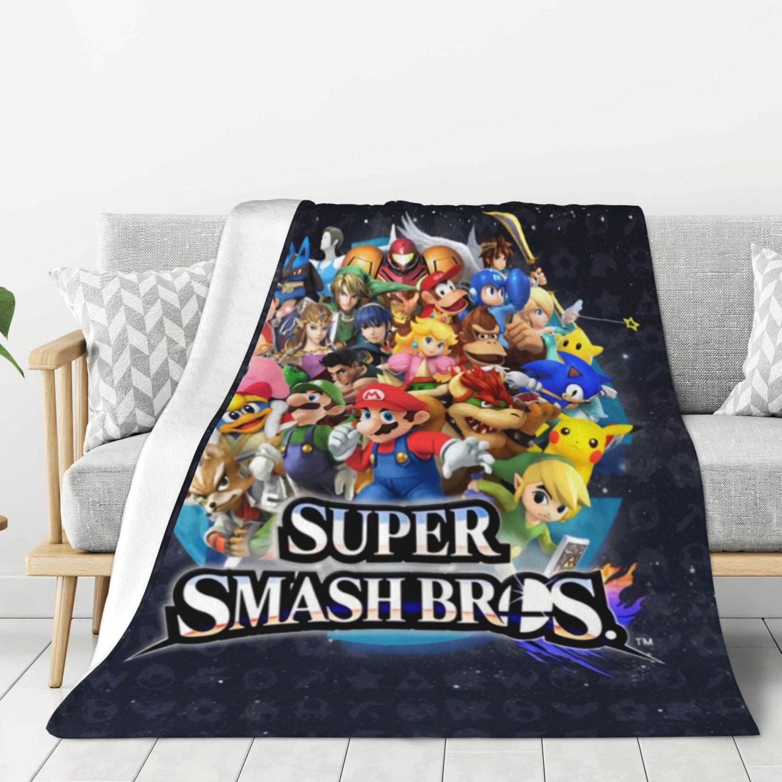 Super-Mario Group Portrait Blanket for Couch - Super Soft Cozy Blanket ...