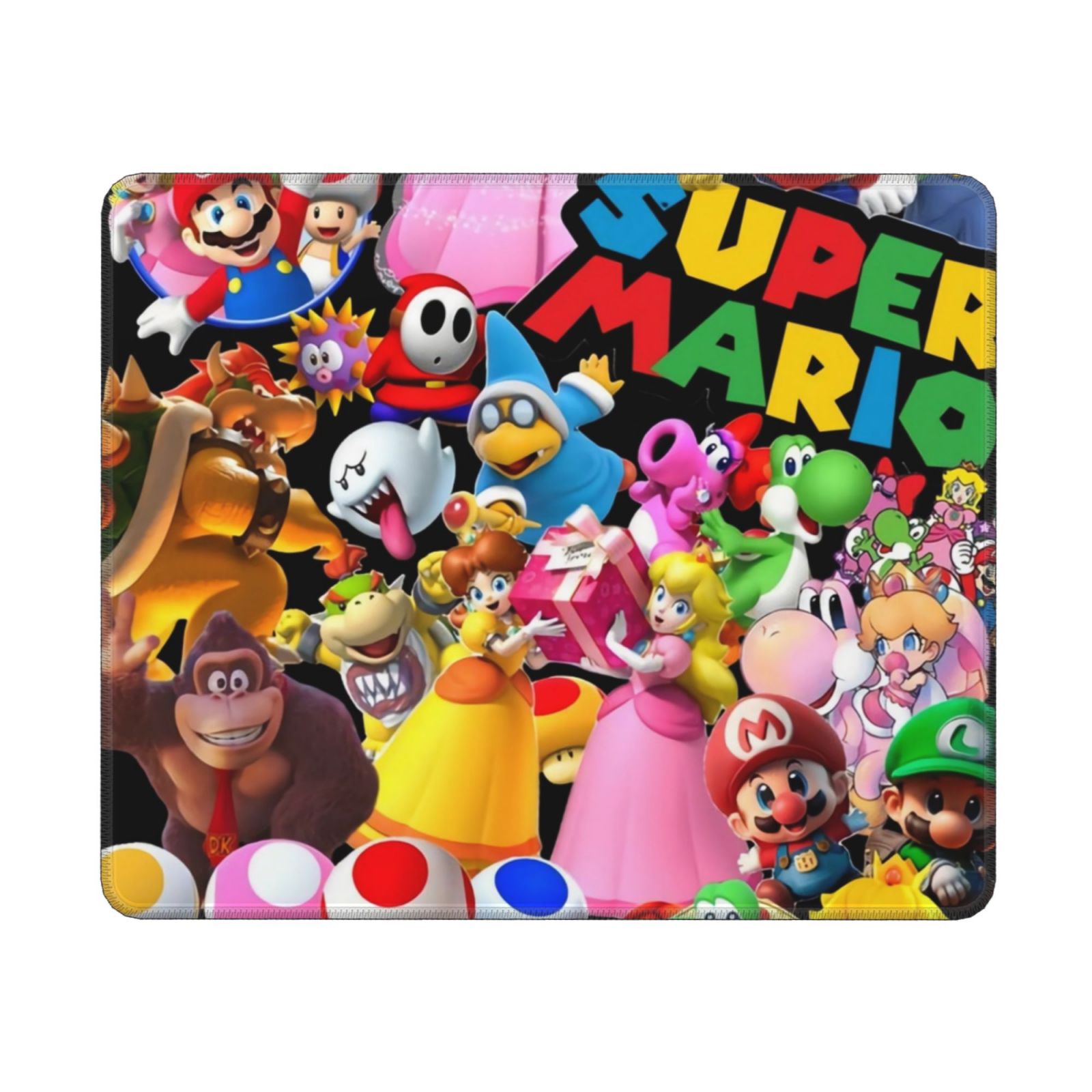 Super-Mario Group Portrait Mouse Pad,Extended Contour Mouse Mat for ...