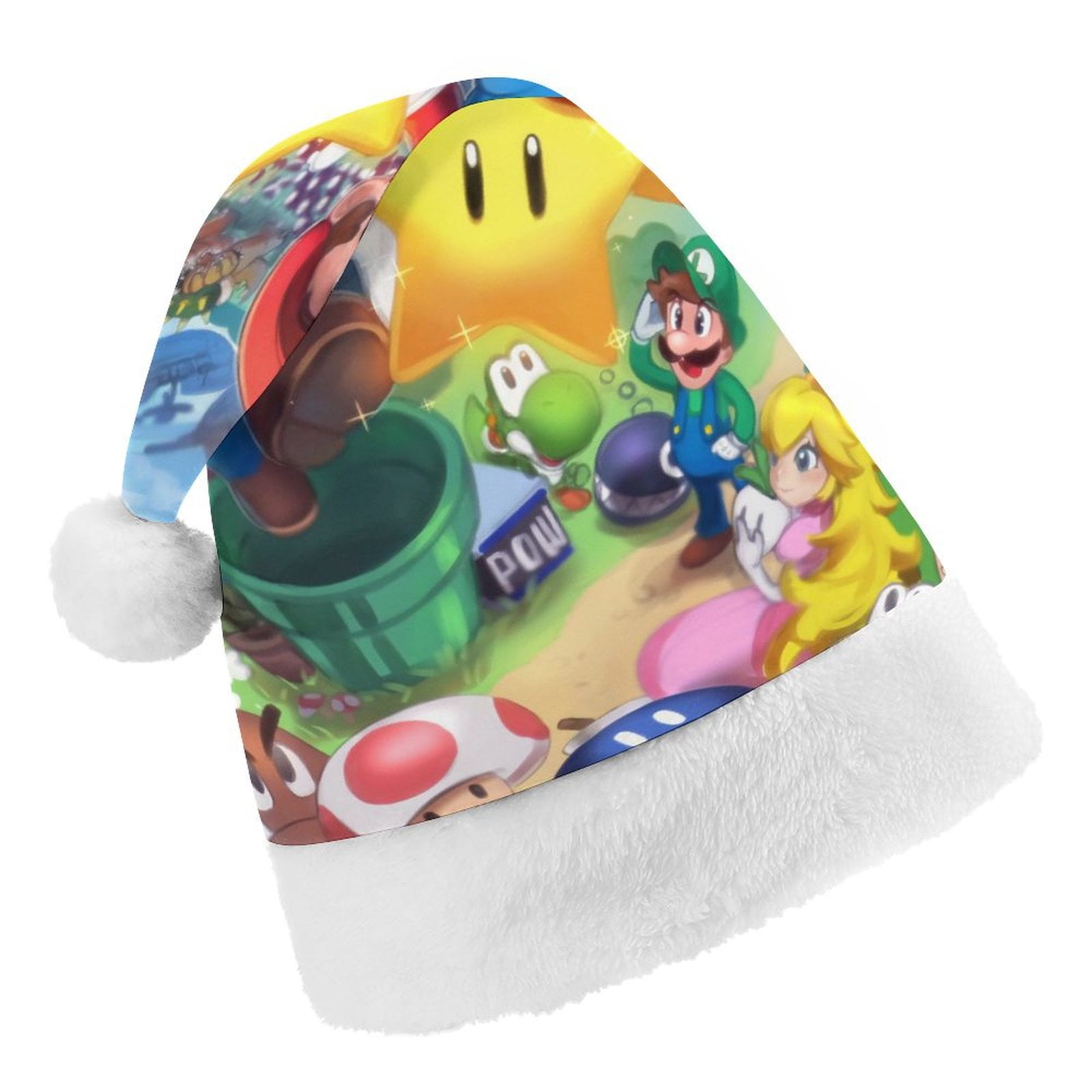 Super-Mario Group Portrait Santa Hat,Super-Mario Group Portrait ...