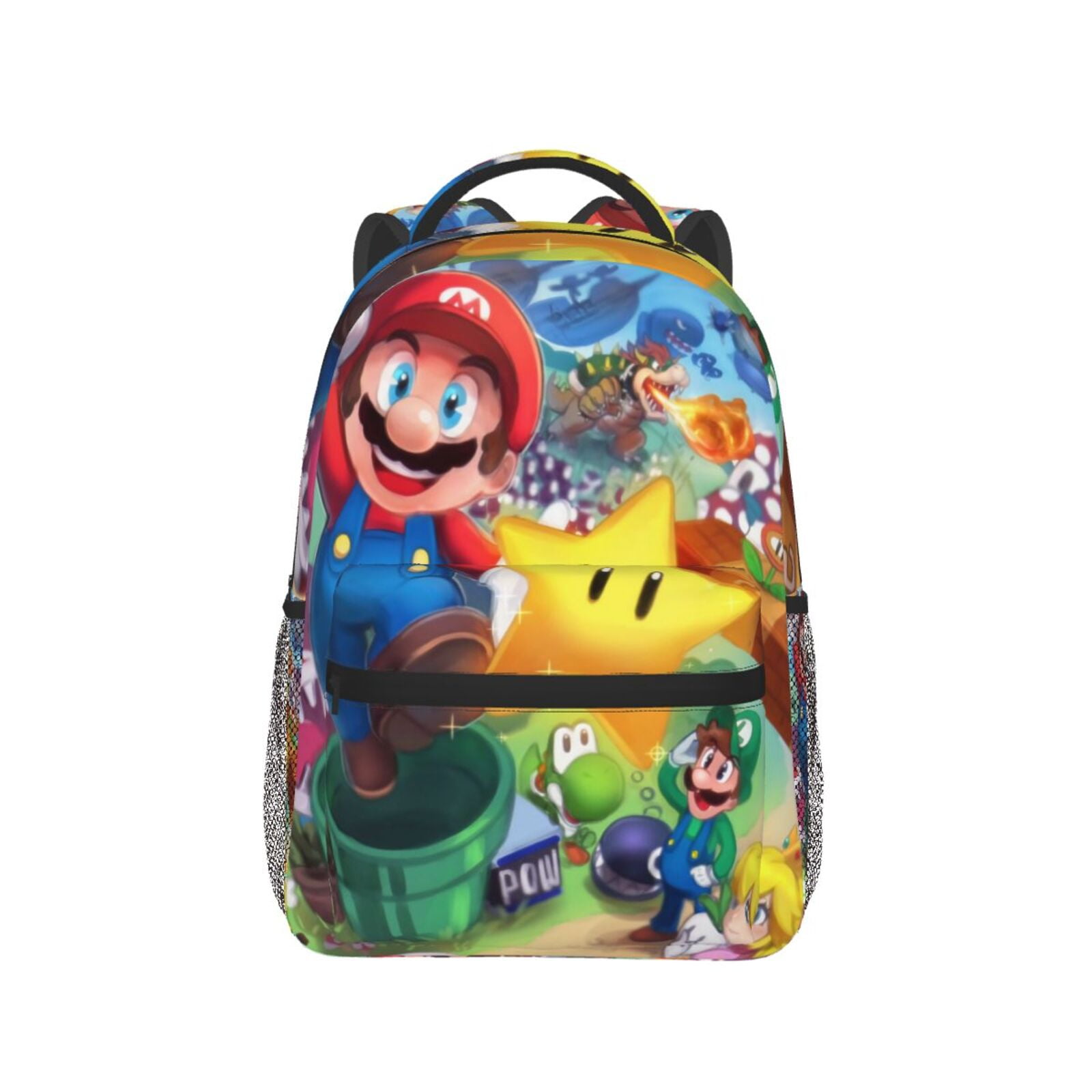 Super Mario Group Portrait Travel Backpack,Carry On Backpack Personal ...