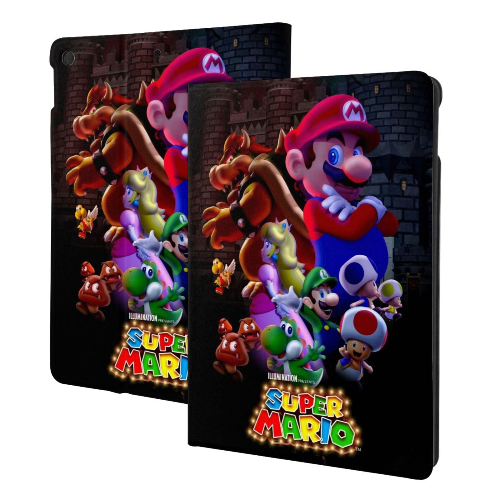 Super Mario Group Portrait Vintage Kawaii Cute 3d Design Ipad Case Soft ...
