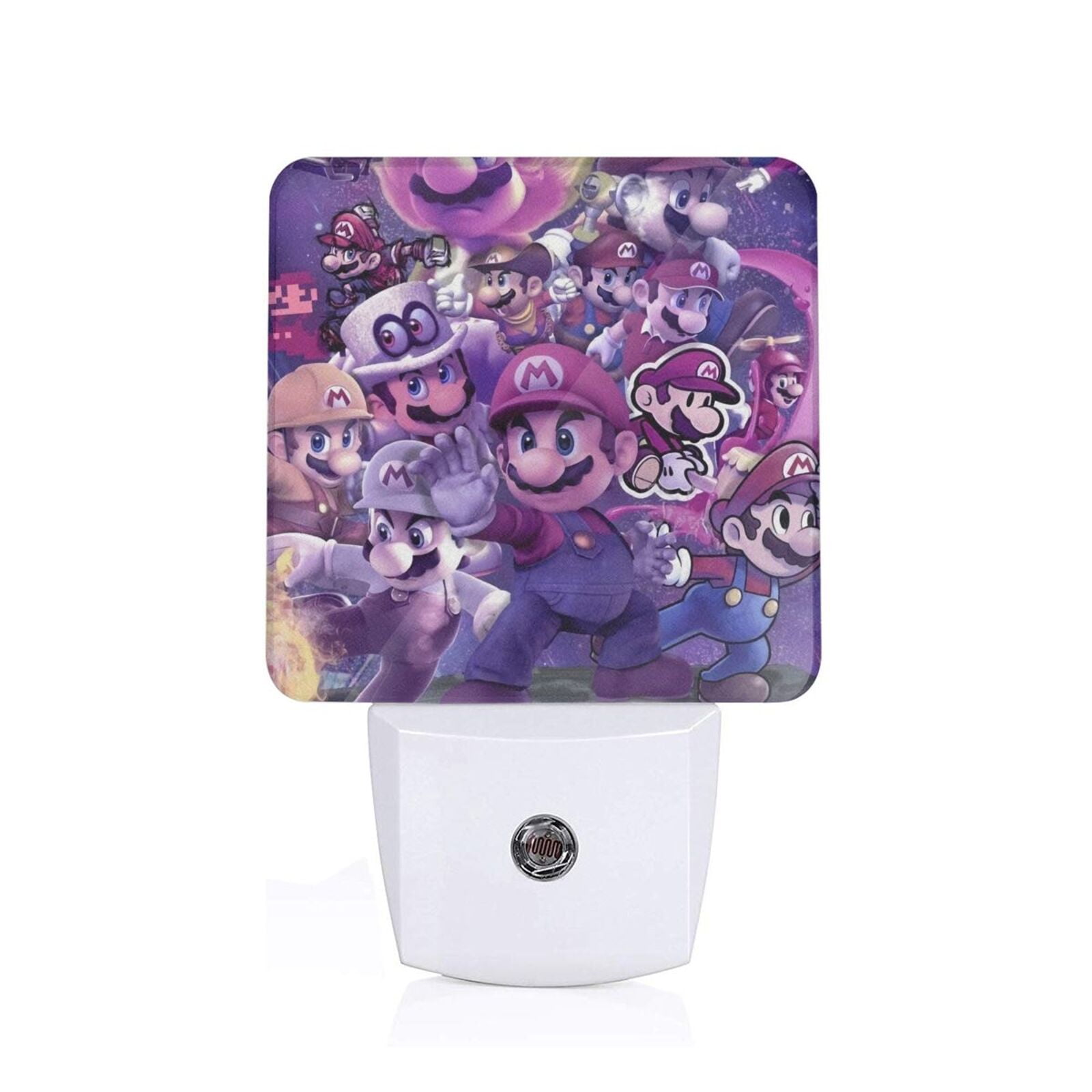 Super-Mario Group Portrait Vintage Night Light,Night Lights Plug into ...