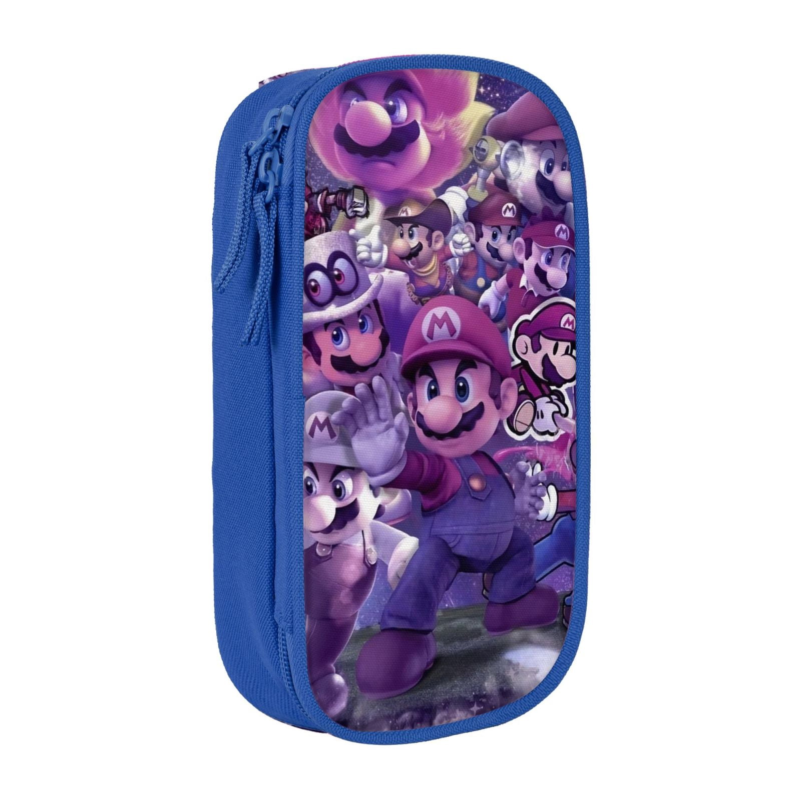 Super Mario Group Portrait Vintage Pencil Case,Big Capacity Pencil ...