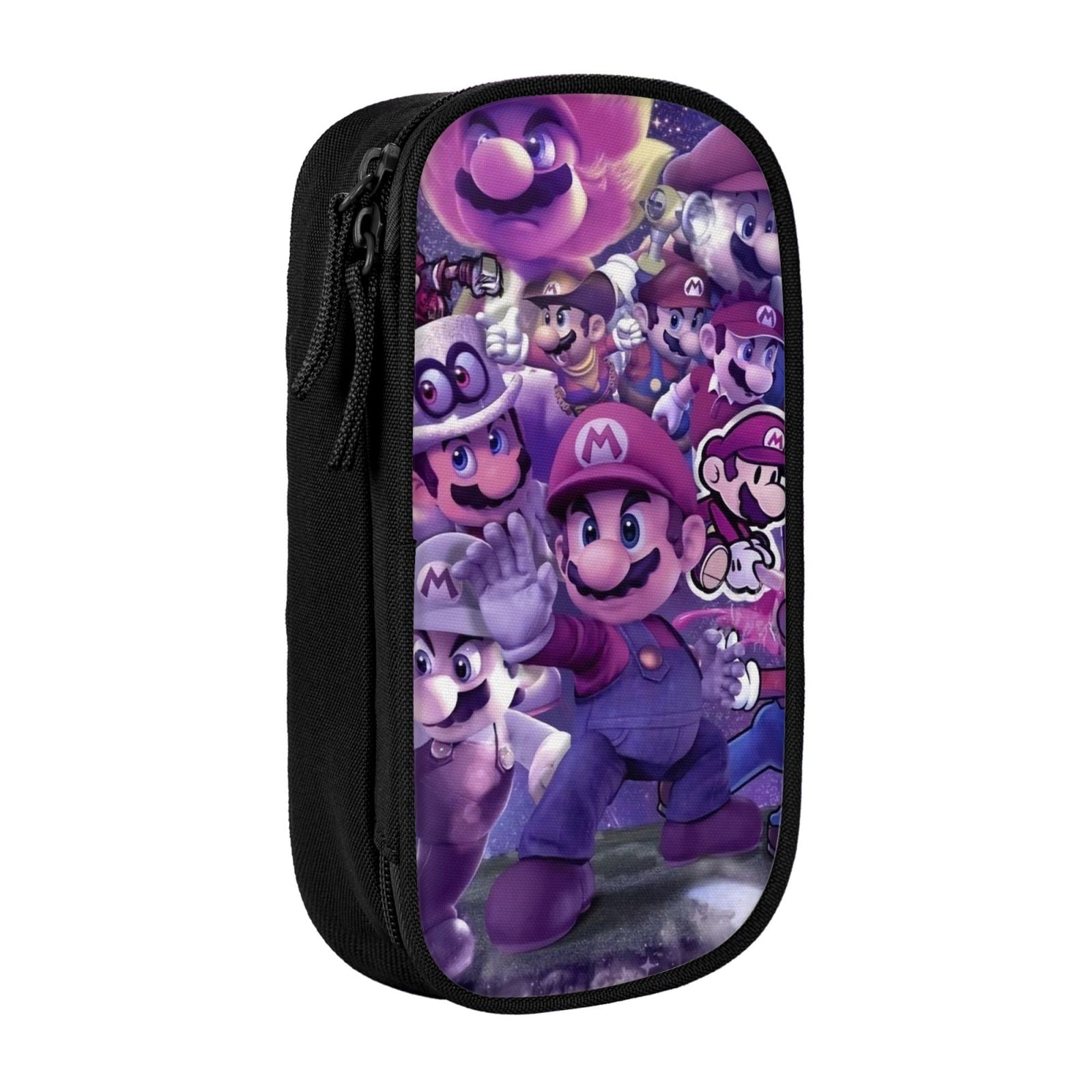 Super Mario Group Portrait Vintage Pencil Case,Big Capacity Pencil ...
