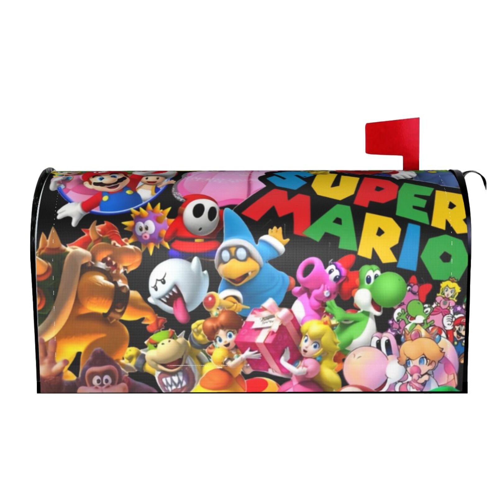 Super Mario Group Portrait220 Cartoon Character Mailbox Cover Magnetic ...