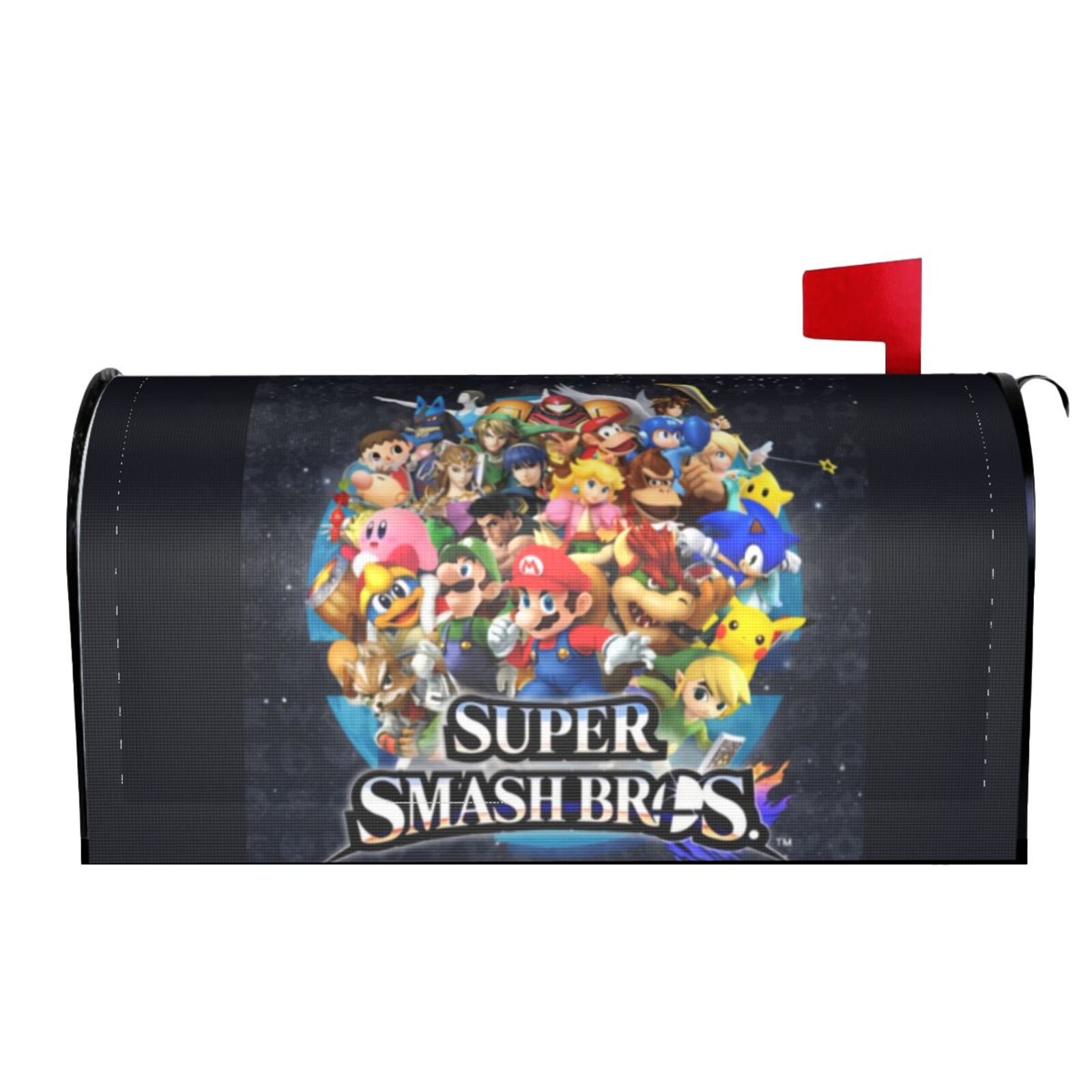 Super Mario Group Portrait60 Cartoon Character Mailbox Cover Magnetic ...