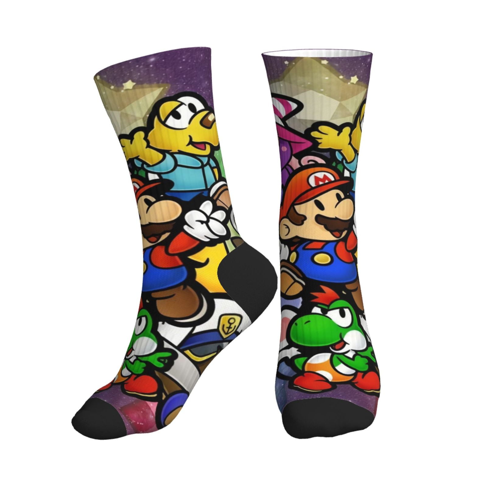 Super Mario Group22 Crew Socks, Funky Silky Comfort Socks For Men Women ...