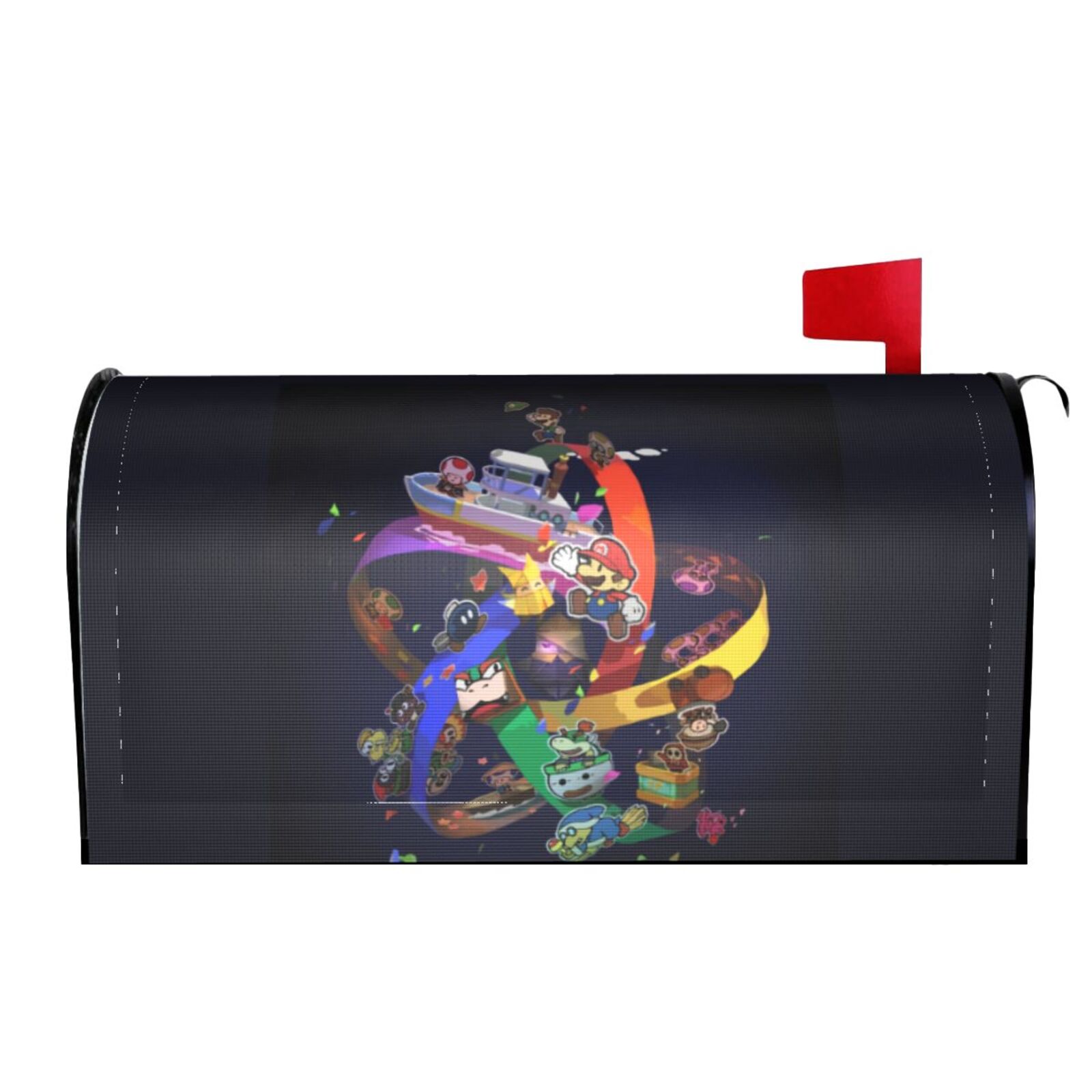 Super Mario Group511 Cartoon Character Mailbox Cover Magnetic Standard ...