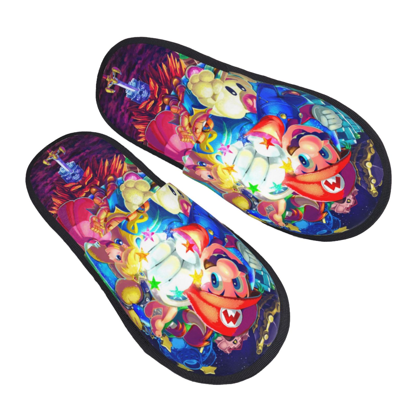 Super Mario House Slippers For Women Men Indoor Outdoor-Cute Cotton ...