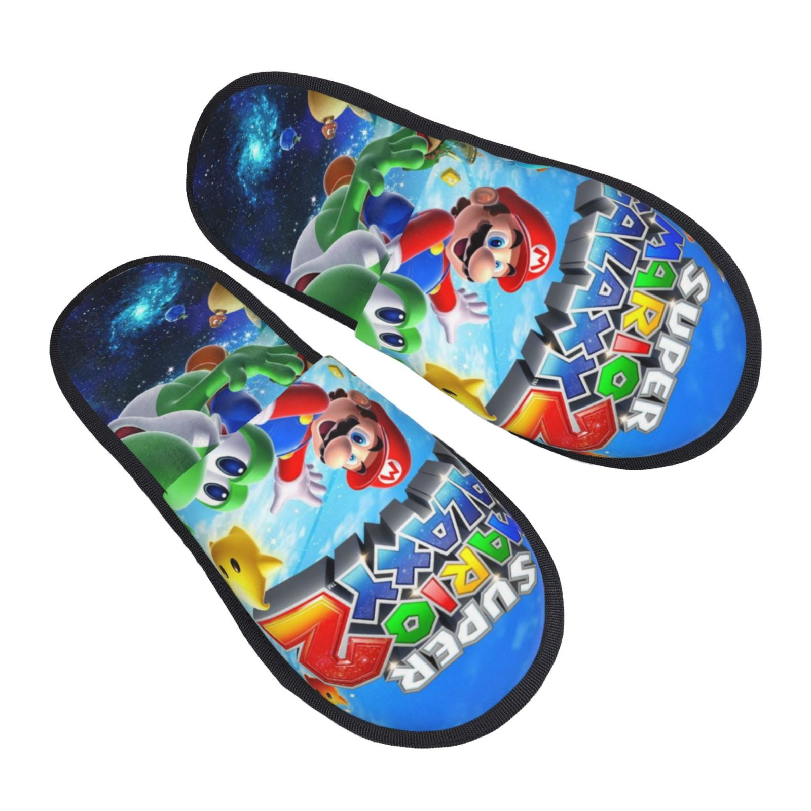Super Mario House Slippers For Women Men Indoor Outdoor-Cute Cotton ...