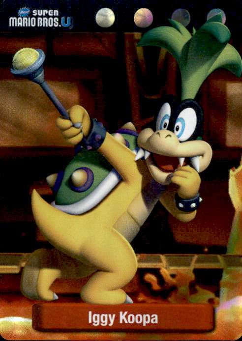 Super Mario Iggy Koopa Dog Tag Trading Card - Walmart.com