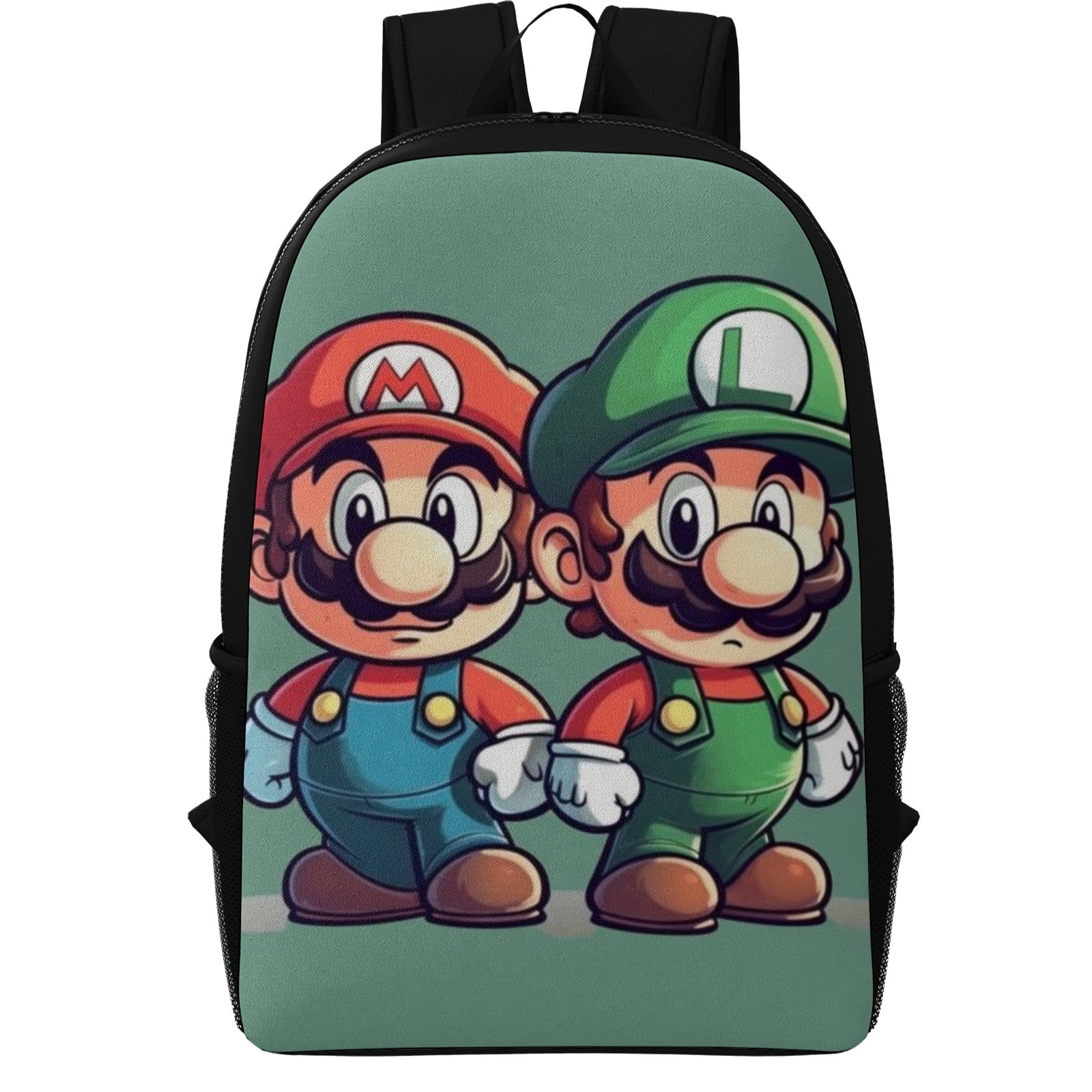 Super Mario Inspired Backpack: 1-Up Mushroom & Star Power Design ...