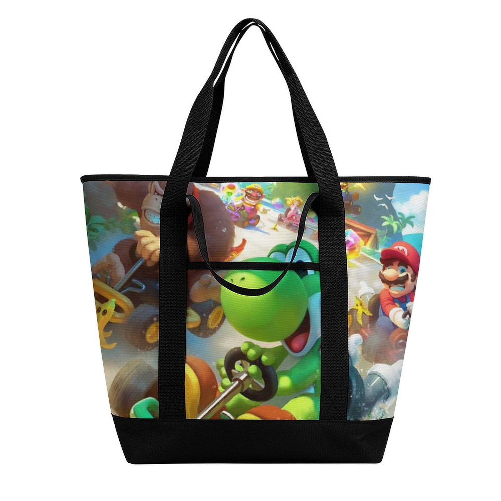 Super Mario Insulated Shopping Bag Foldable Thermal Tote Bag Multi ...