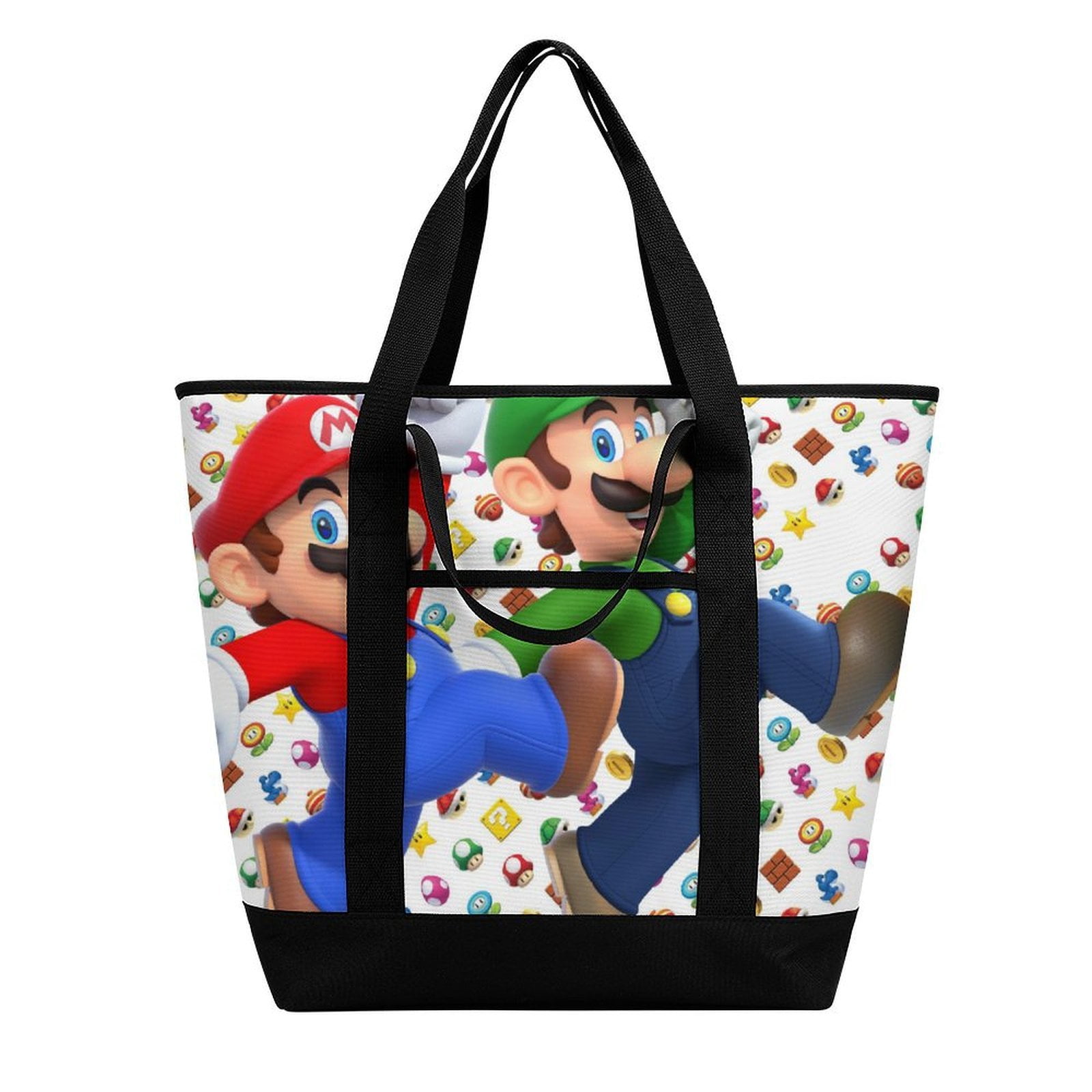 Super Mario Insulated Shopping Bag Foldable Thermal Tote Bag Multi ...
