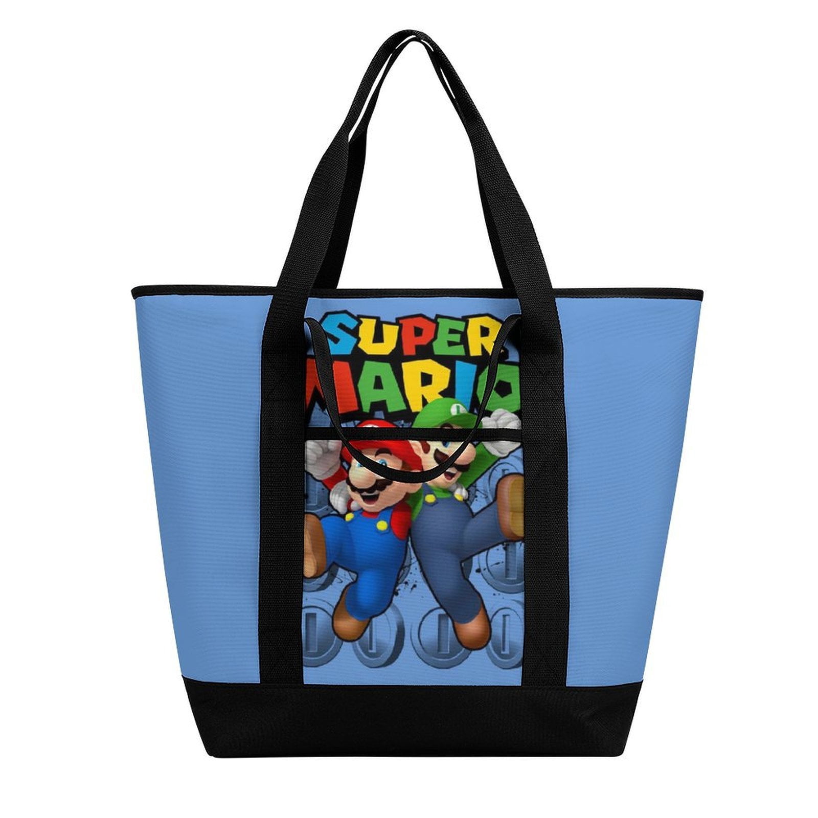 Super Mario Insulated Shopping Bag Foldable Thermal Tote Bag Multi ...