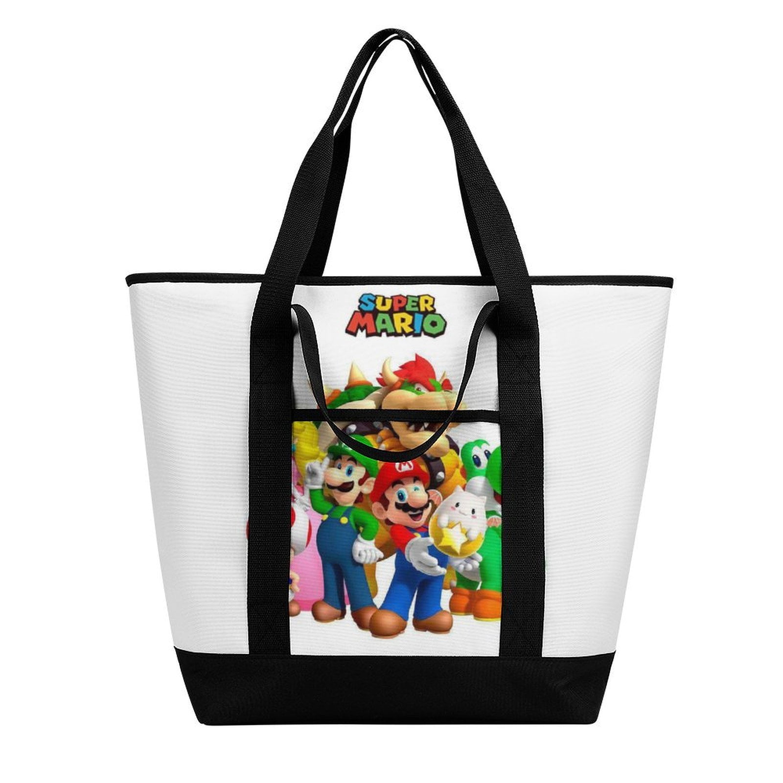 Super Mario Insulated Shopping Bag Foldable Thermal Tote Bag Multi ...