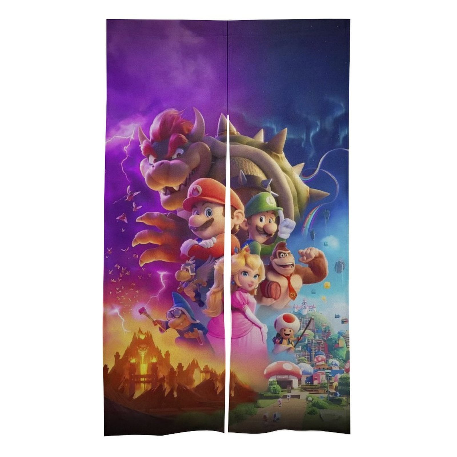 Super Mario Japanese Cool Funny Anime Cartoon Drape Split Doorway ...