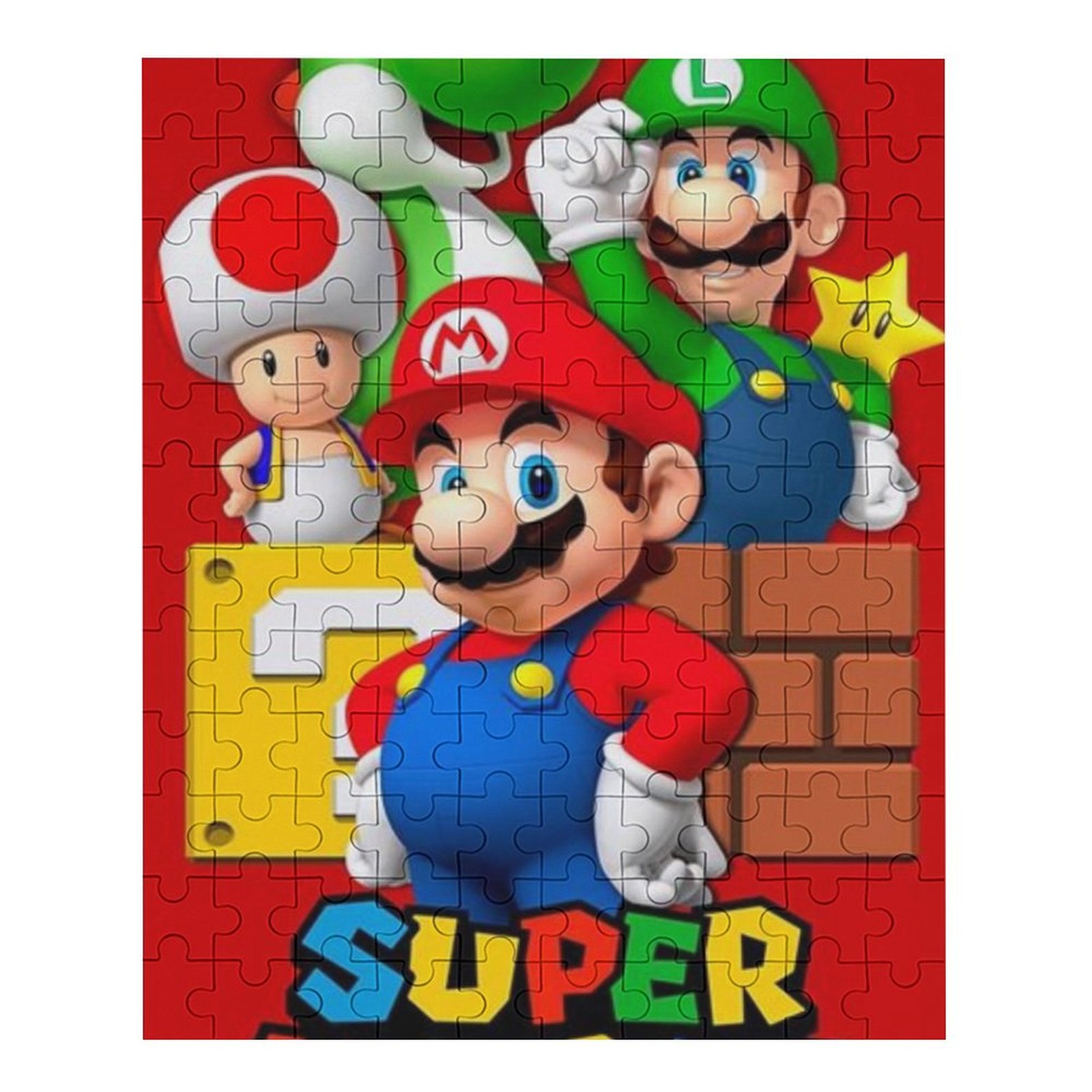 Super Mario Jigsaw Puzzles for Kids Ages 6-16 Children Educational 120 ...