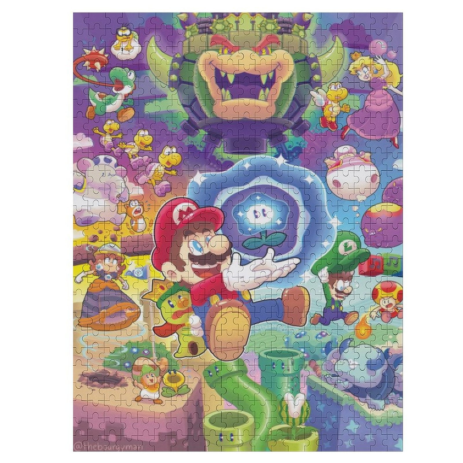 Super Mario Jigsaw Puzzles for Kids Super Mario Merch 500 PCS Puzzles ...