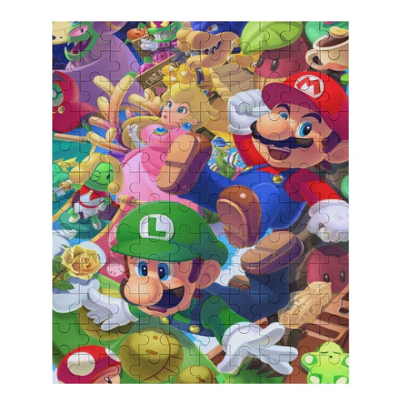 Super Mario Jigsaw Puzzles for Kids Super Mario Merch 70 PCS Puzzles ...
