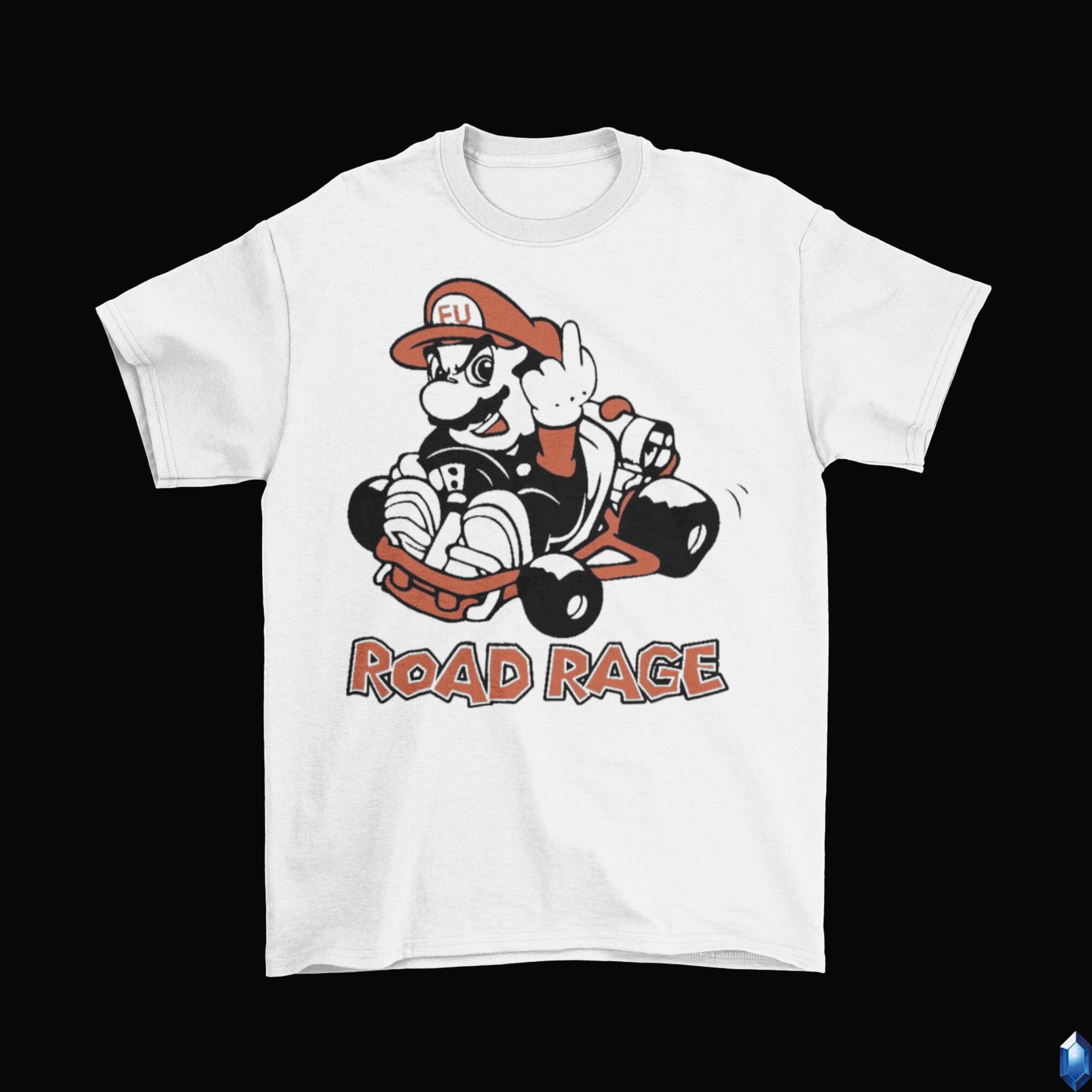 Super Mario Kart Road Rage T-Shirt Unisex Adult Cotton Sizes Nintendo ...