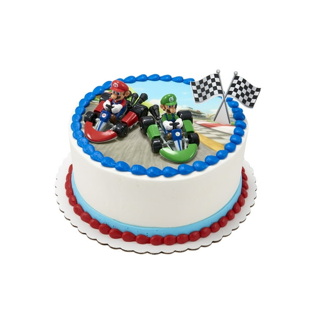 Super Mario Kart Round Cake - Walmart.com