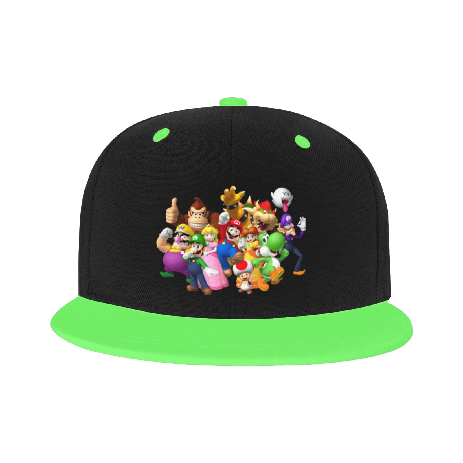 Super Mario Kid'S Cartoon Baseball Cap,Adjustable Hip Hop Hat Flat Brim ...