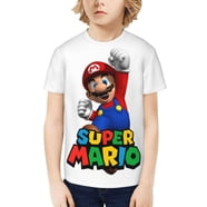 Nintendo Super Mario Boys 3-Pack T-Shirts, Characters Tees Bundle Set ...