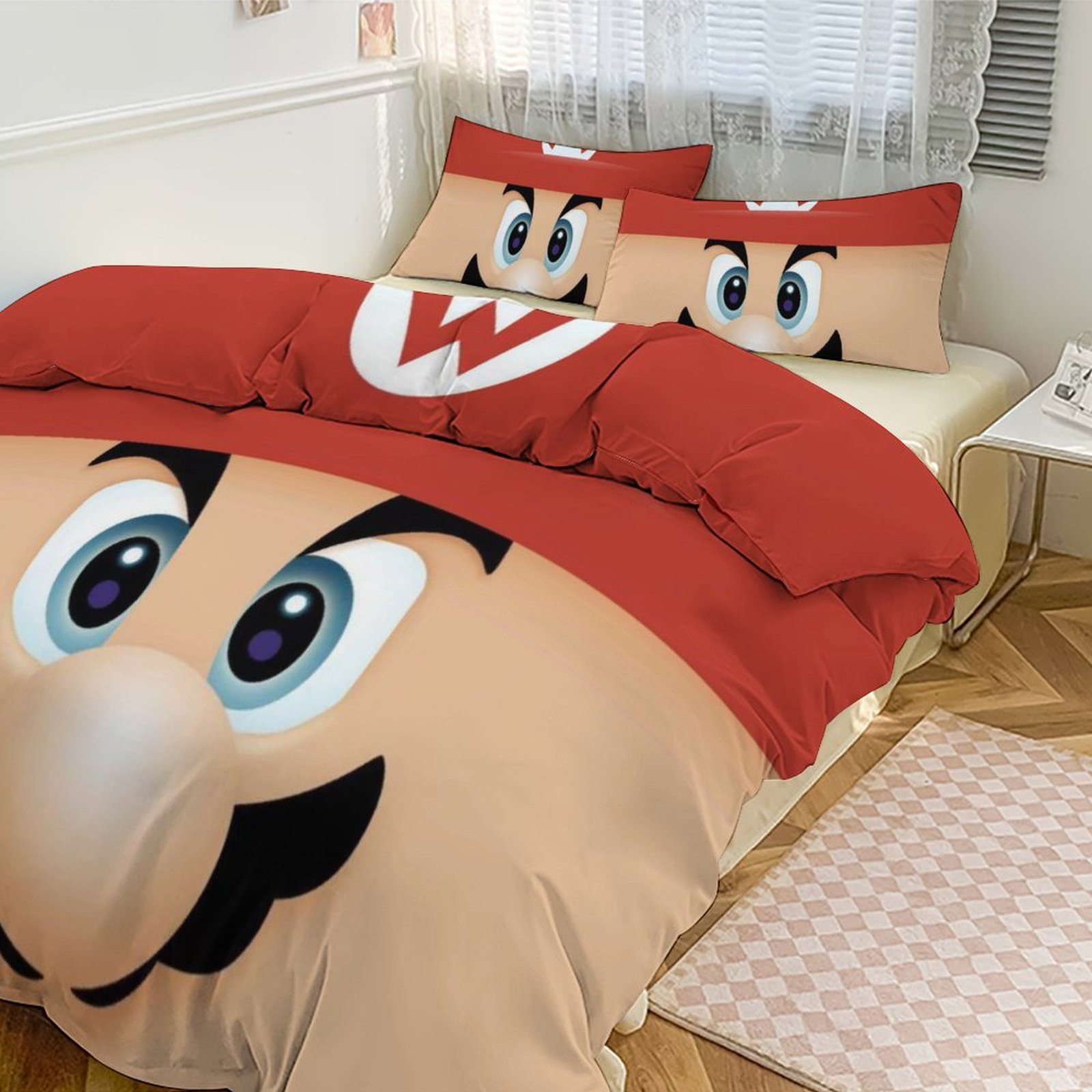 Super Mario Kids Twin Bed in a Bag, Comforter and Sheets,Cartoon ...