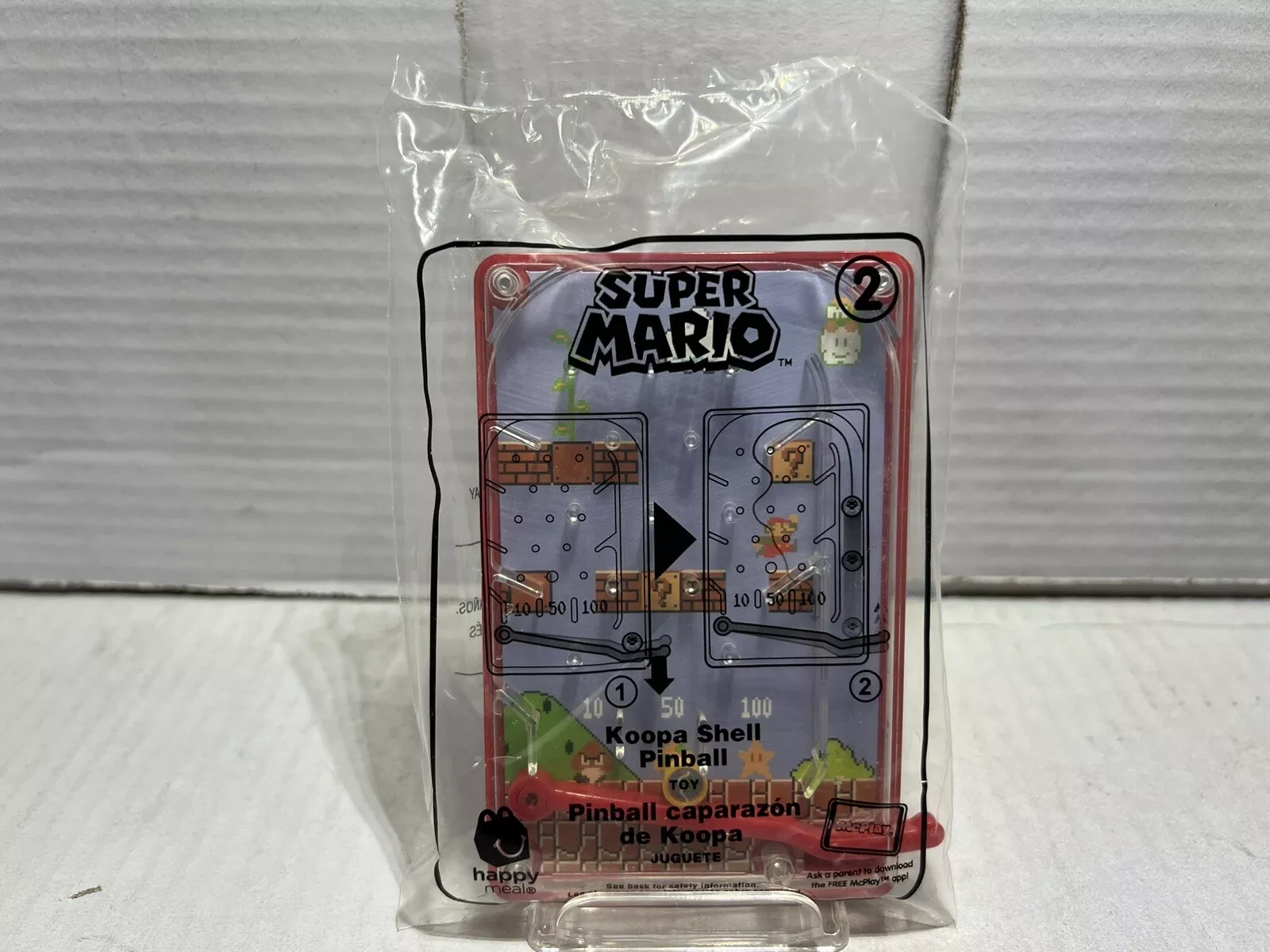 Super Mario Koopa Shell Pinball #2 McDonalds 2018 Happy Meal Toy New ...