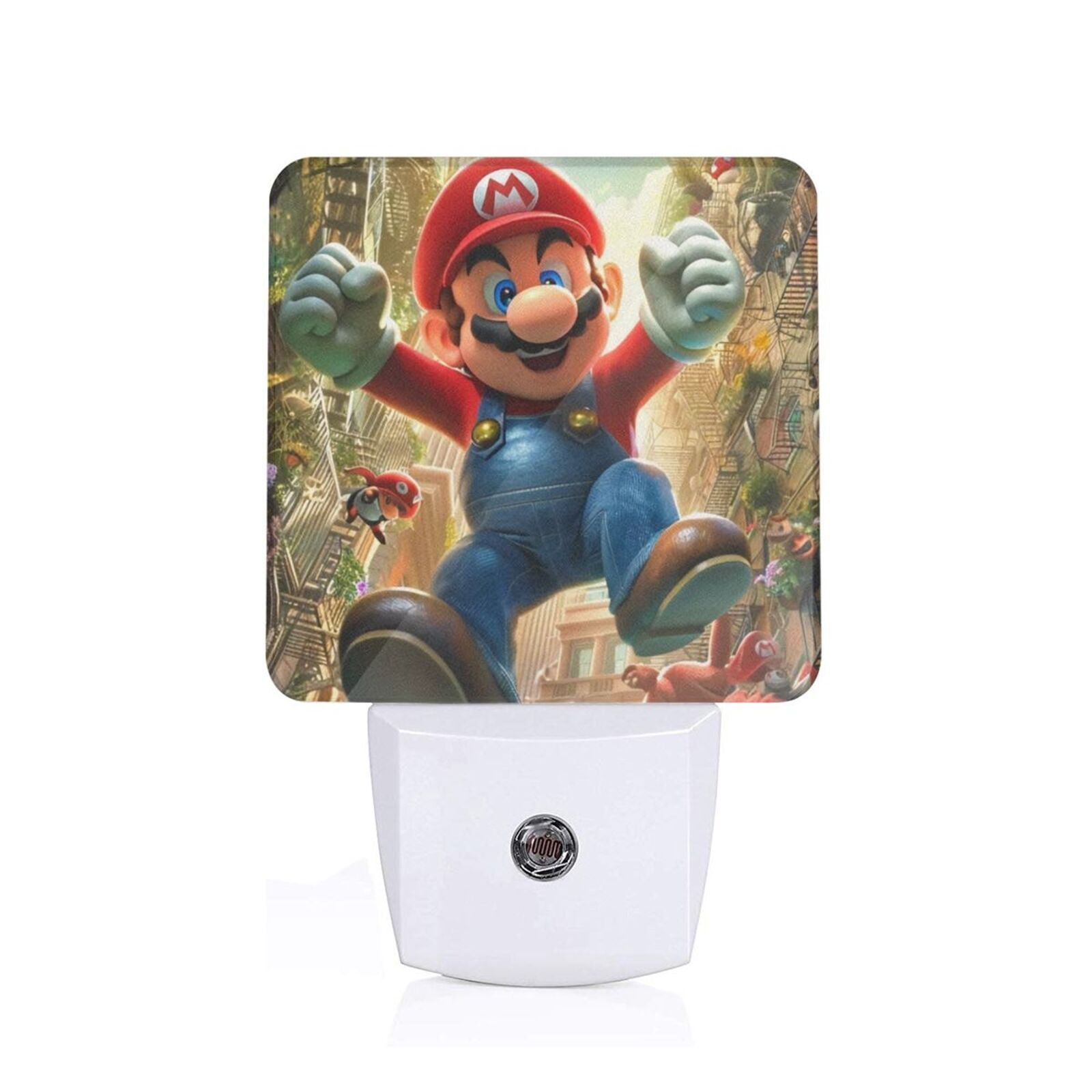 Super-Mario LED Night Light with Dusk to Dawn Sensor for Bedroom ...