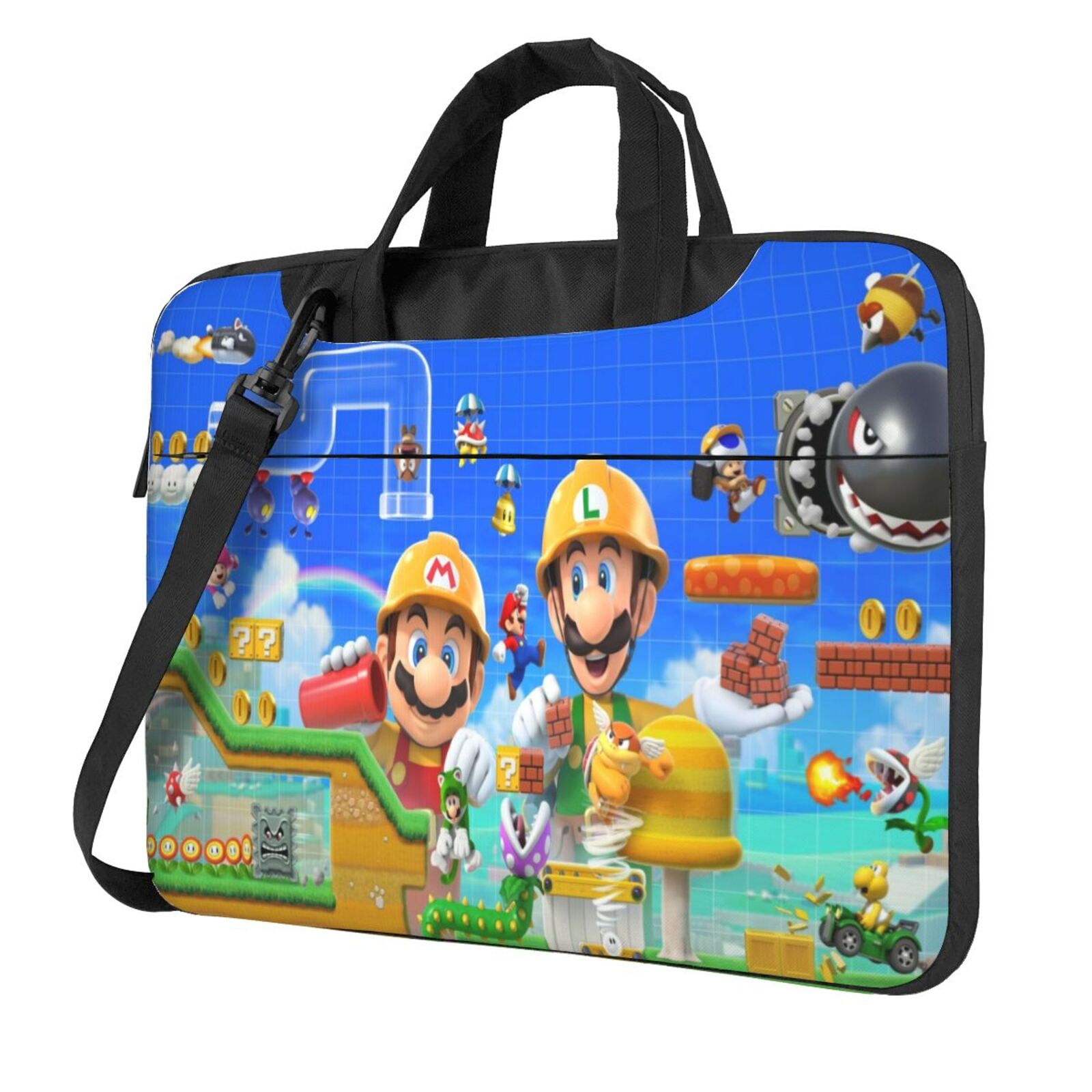 Super Mario Laptop Bag Laptop Case Shoulder Laptop Bag with Padded ...