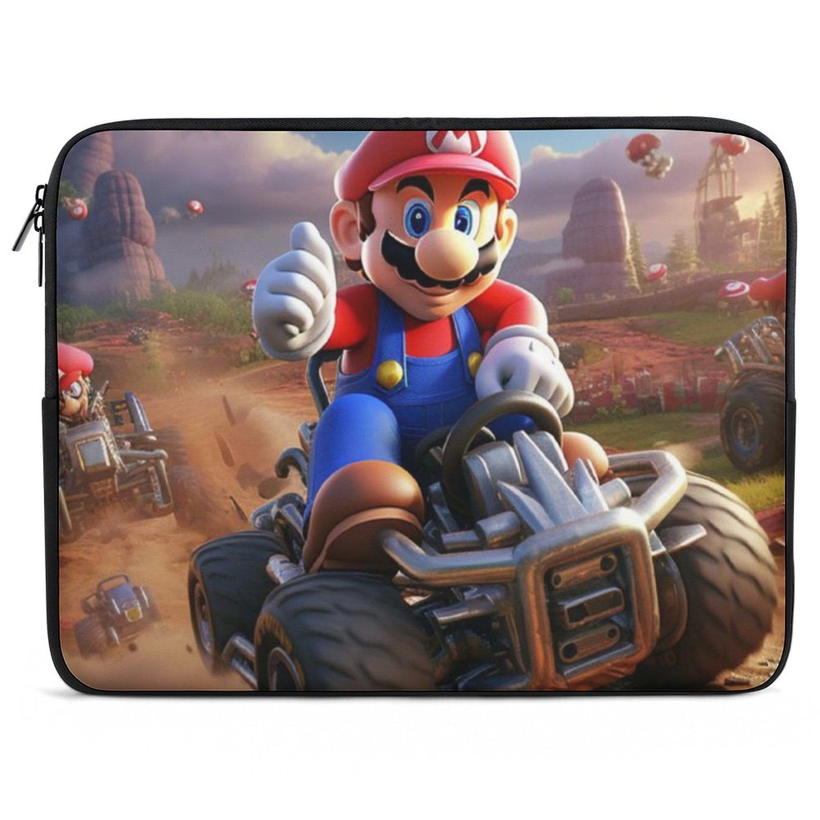 Super Mario Laptop Sleeve Lightweight Computer Cover Bag 10inch Durable ...