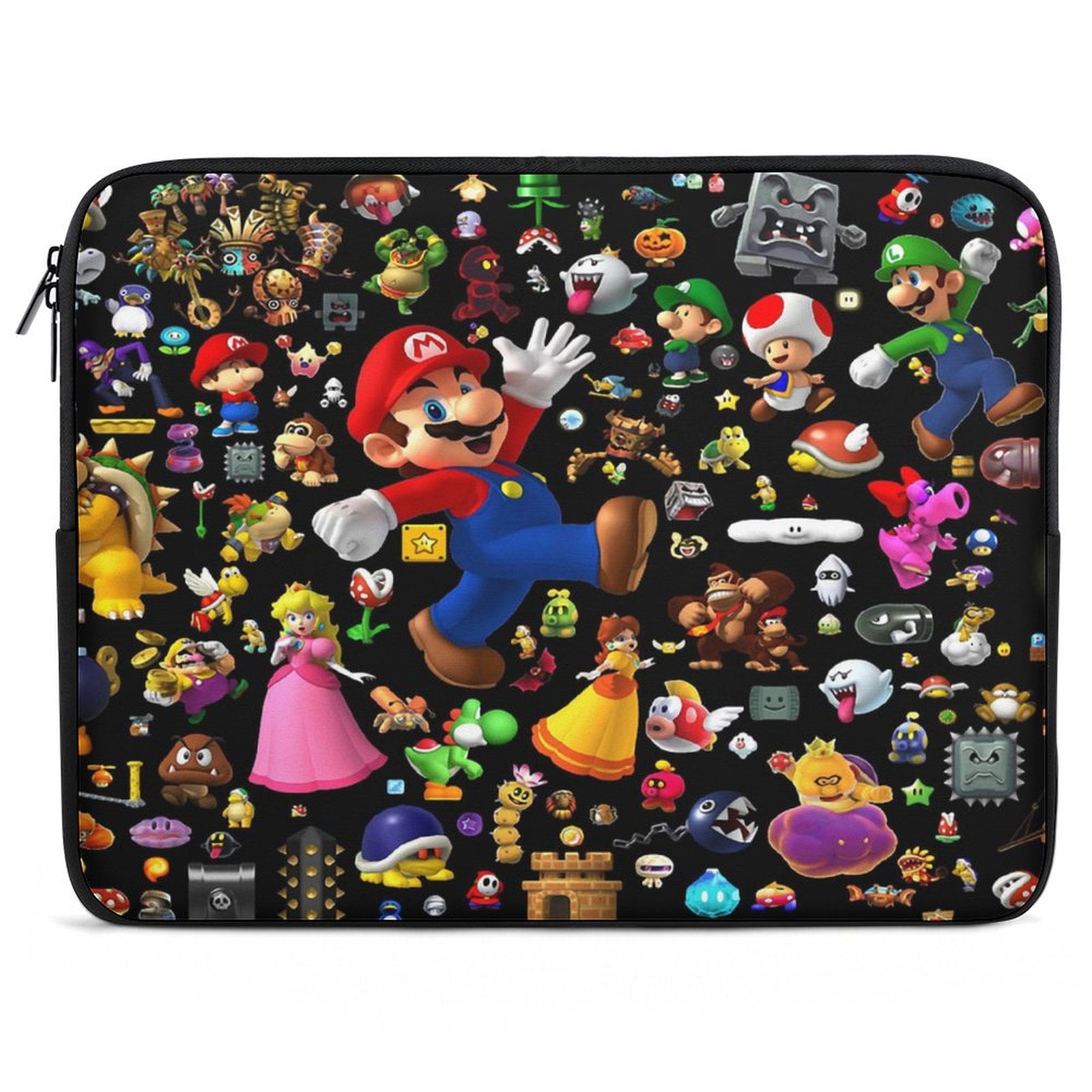 Super Mario Laptop Sleeve Lightweight Computer Cover Bag 12inch Durable ...