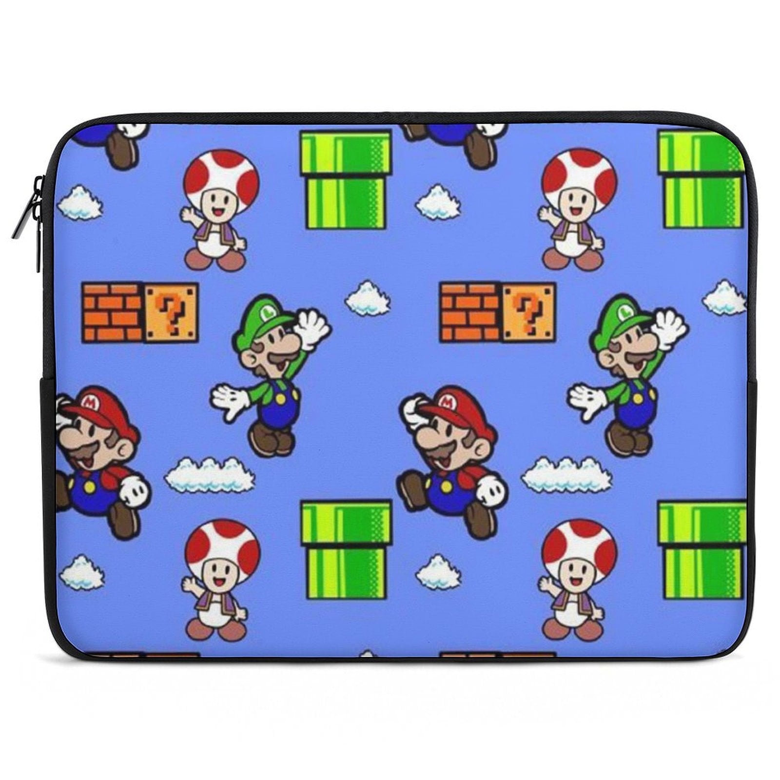 Super Mario Laptop Sleeve Lightweight Computer Cover Bag 12inch Durable ...