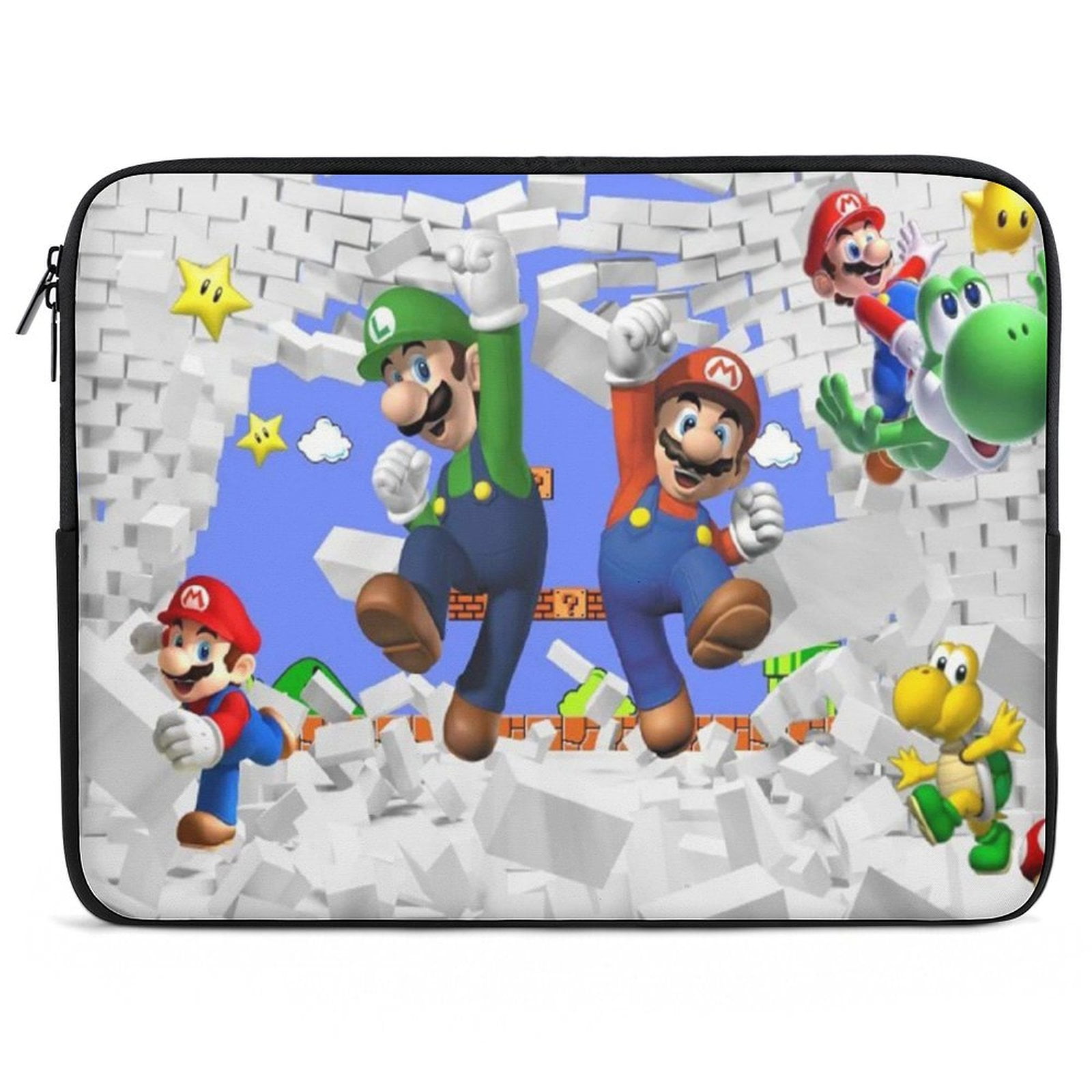 Super Mario Laptop Sleeve Lightweight Computer Cover Bag 12inch Durable ...