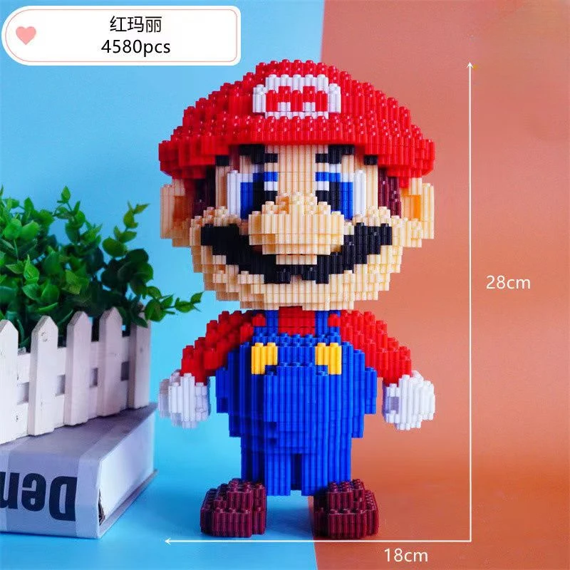 Super Mario Large Block Puzzle Assembly Toy 3D Puzzle Children's ...